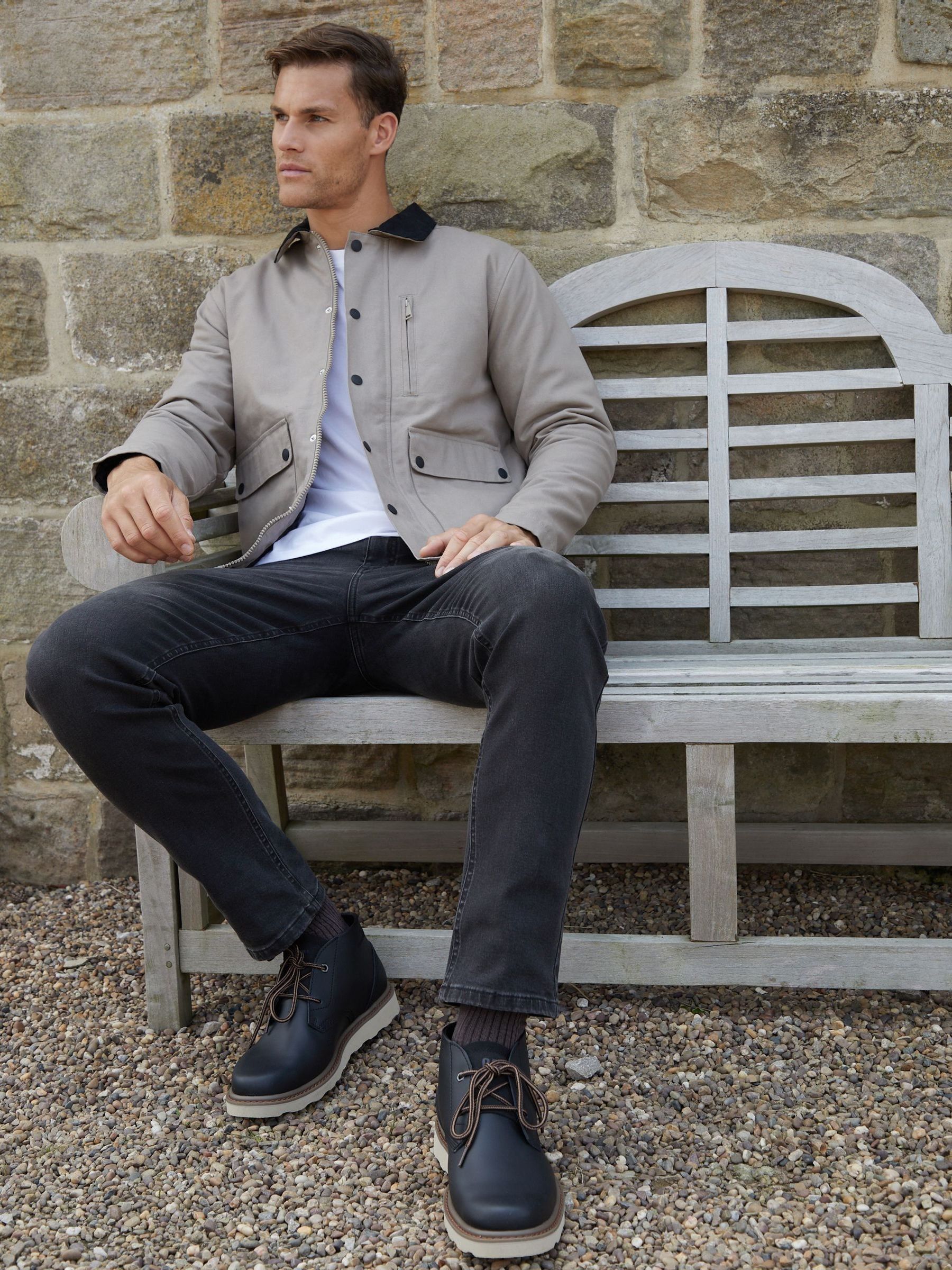 Buy Threadbare Brown Twill Lightweight Jacket from the Next UK online shop