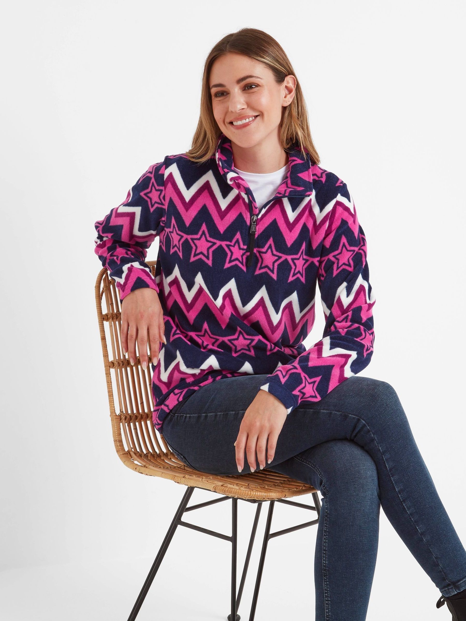 Buy Tog 24 Blue Hilder Womens Fleece Pull Over Fleece from the Next UK ...