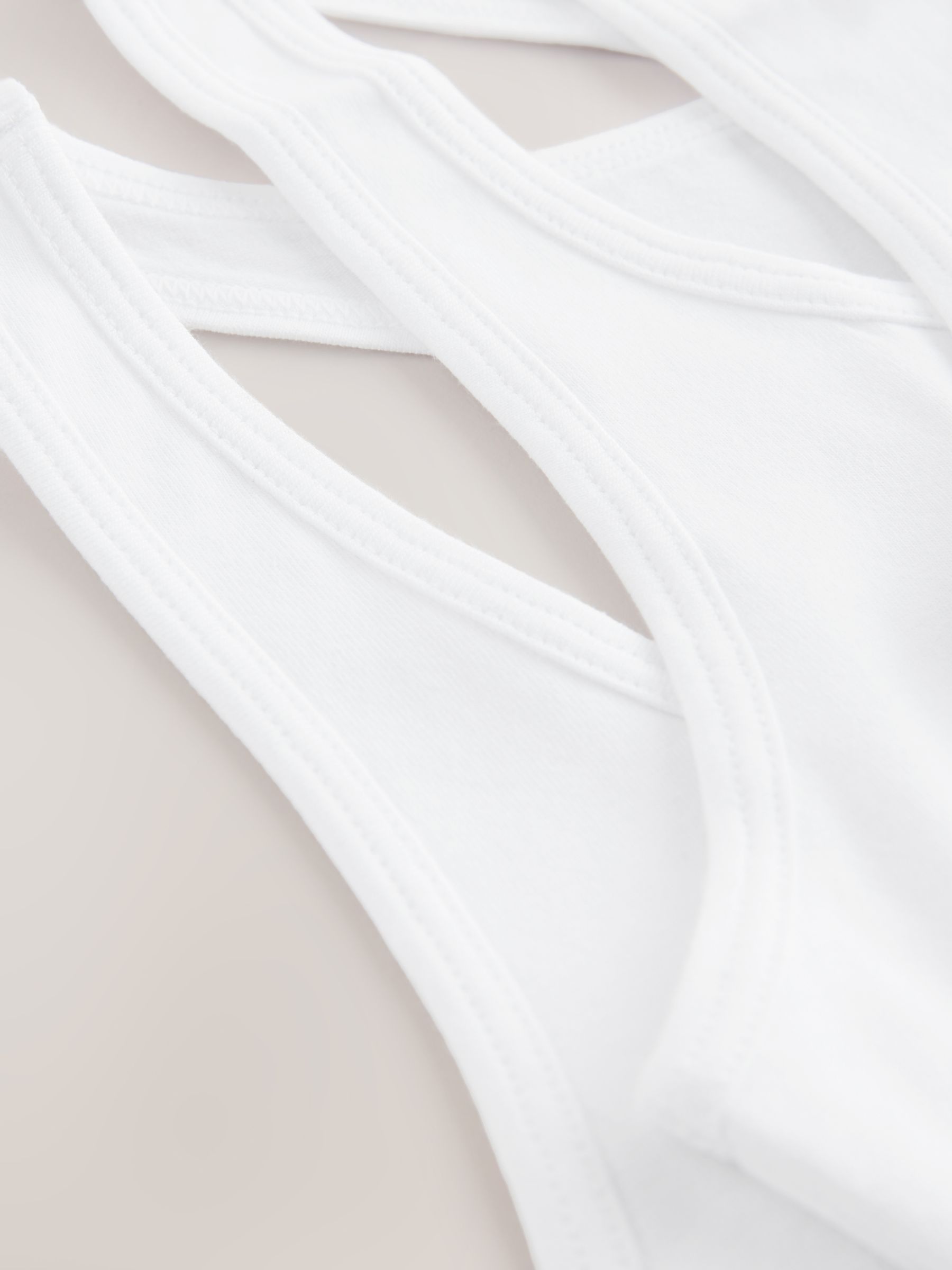Buy White Racer Back Crop Tops 3 Pack (5-16yrs) from the Next UK online ...