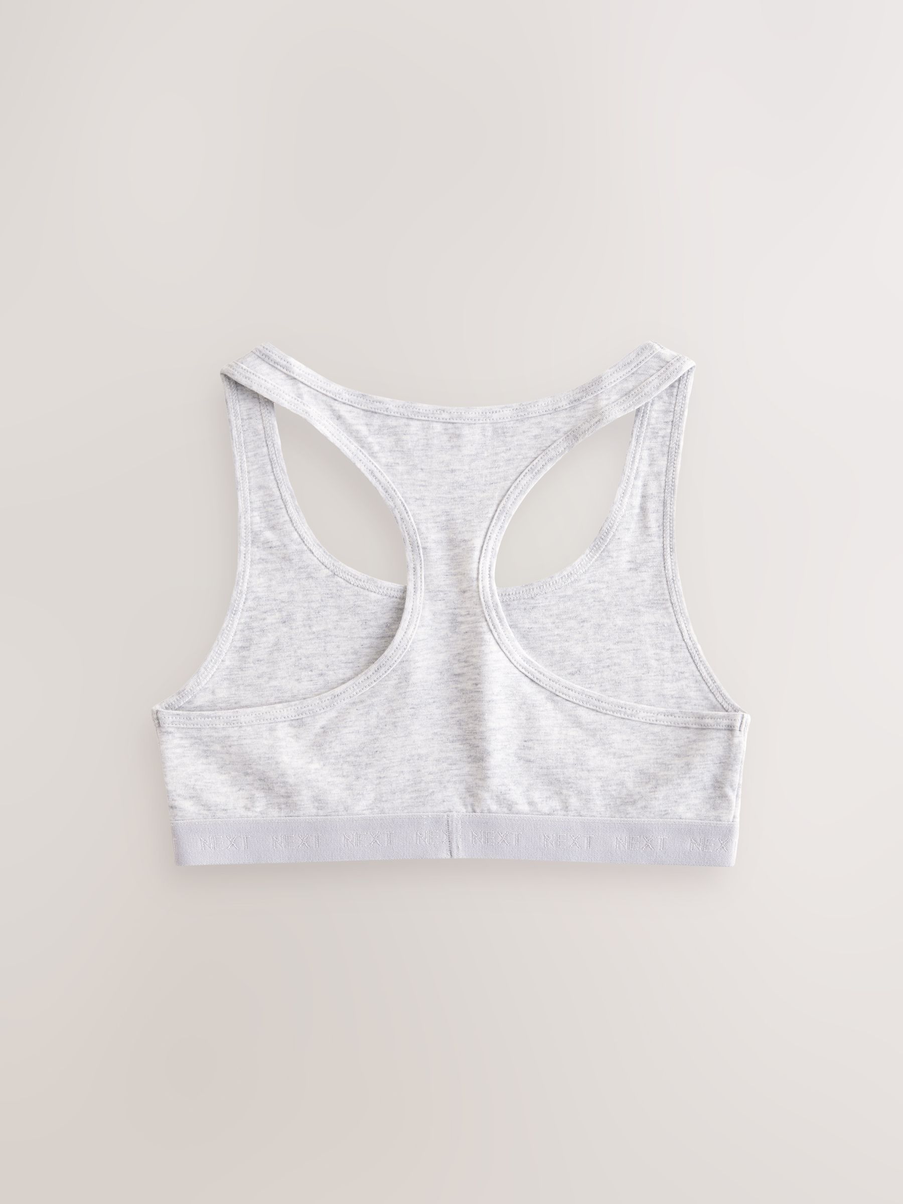 Buy Black/White/Grey Racer Back Crop Tops 3 Pack (5-16yrs) from Next Kenya