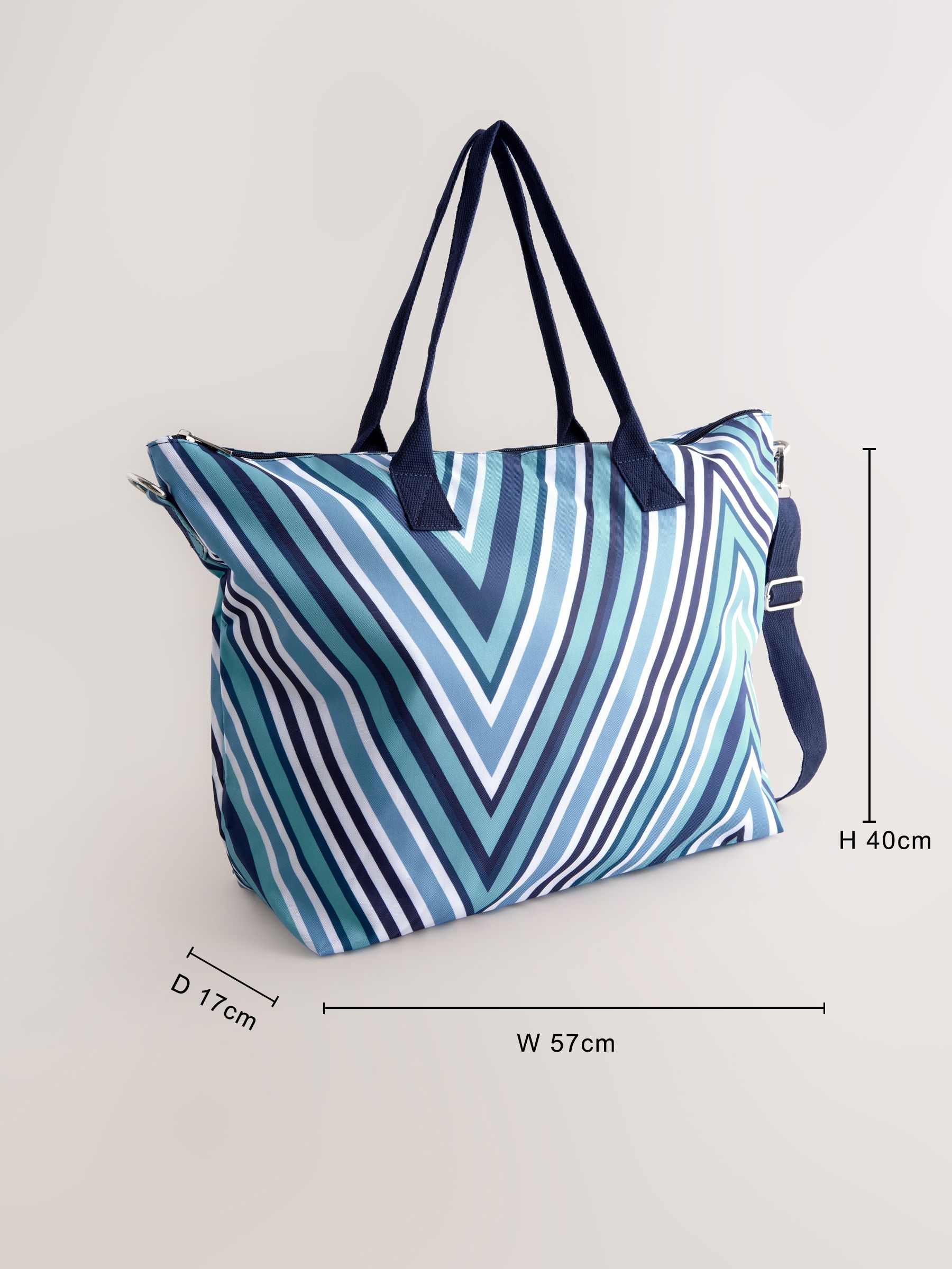 Buy Blue Foldaway Shoulder Bag from the Next UK online shop