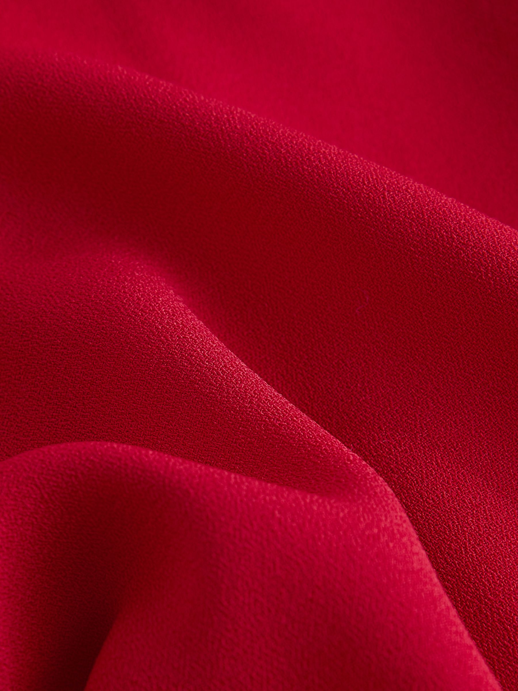 Buy Red Relaxed Fit Long Sleeve Overhead V-Neck Blouse from the Next UK ...