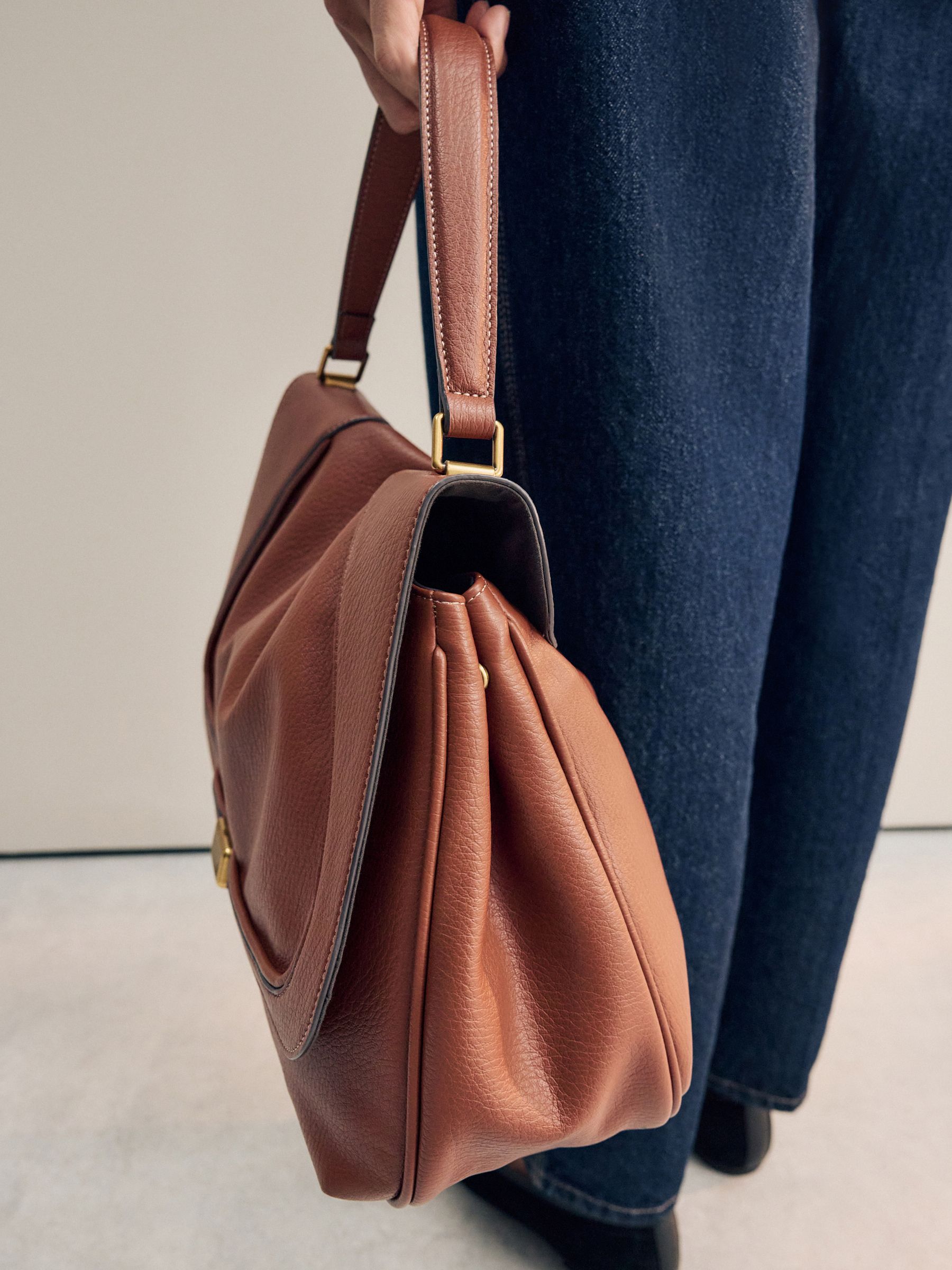 Buy Tan Slouchy Shoulder Bag from the Next UK online shop
