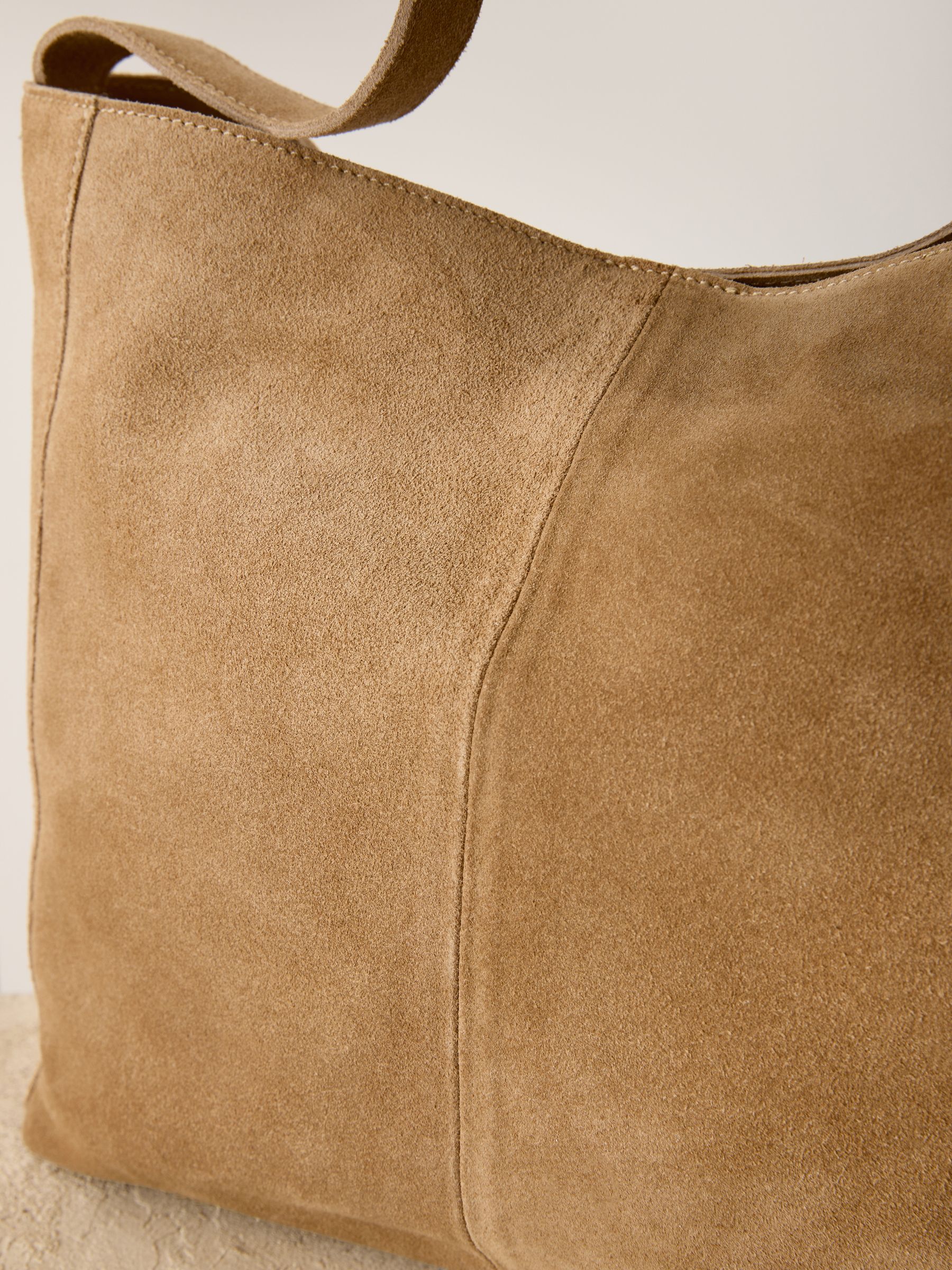 Buy Tan Brown Suede Slouch Shoulder Bag from the Next UK online shop