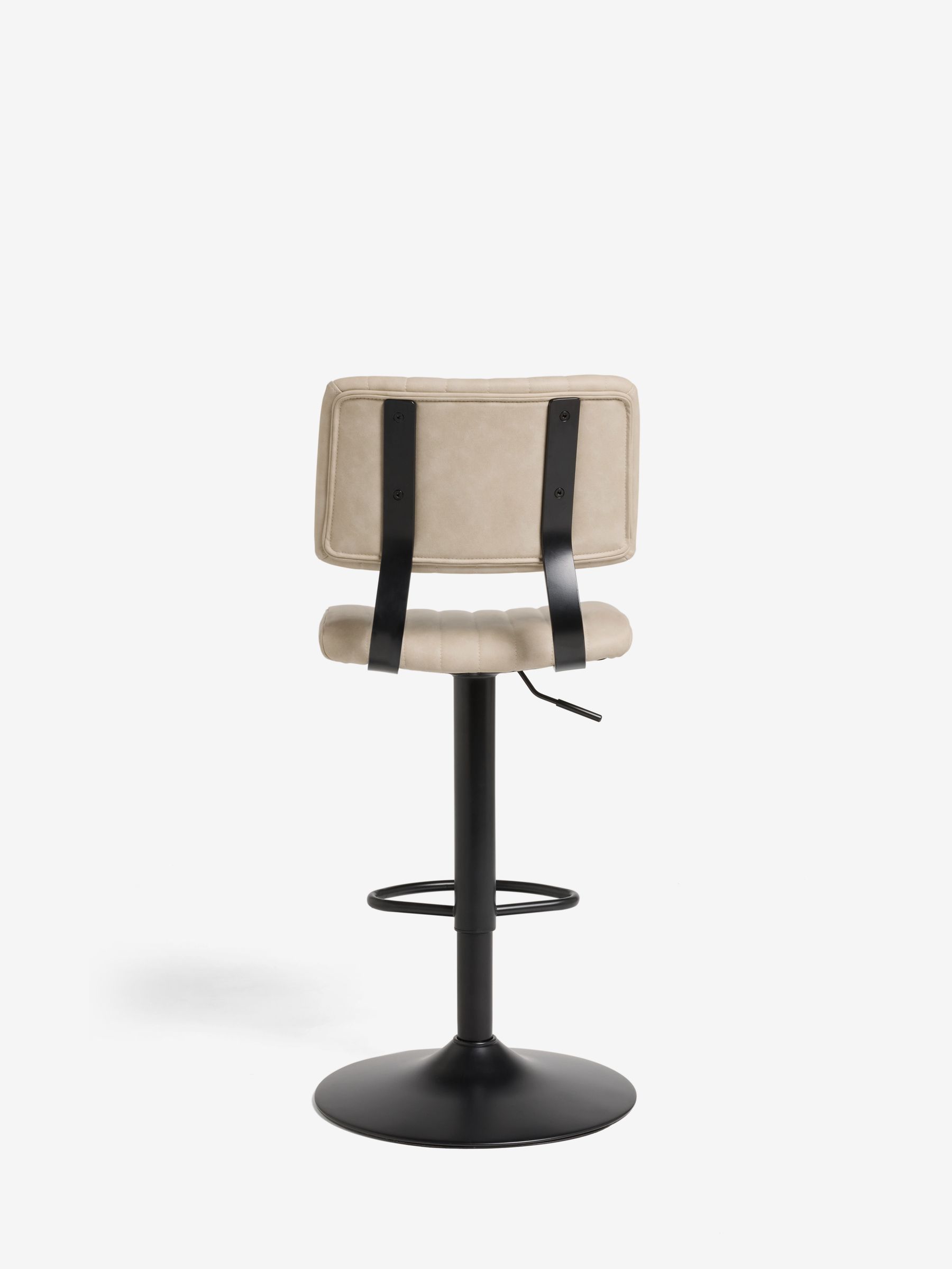 Buy Arona Faux Leather Natural Aiden Adjustable Height Bar Stool from ...