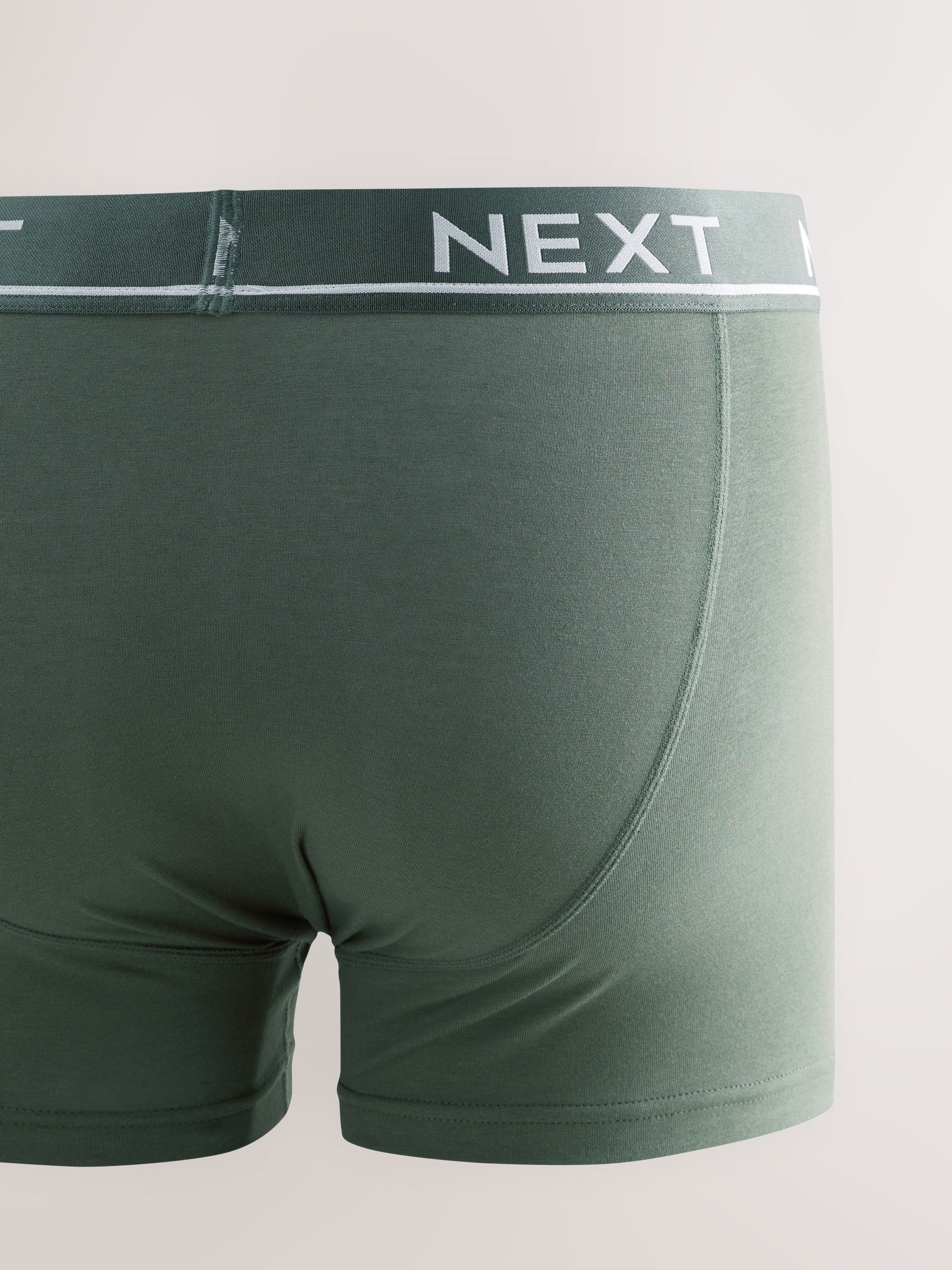 Buy Core Grey/ Greens 10 pack A-Front Boxers from the Next UK online shop
