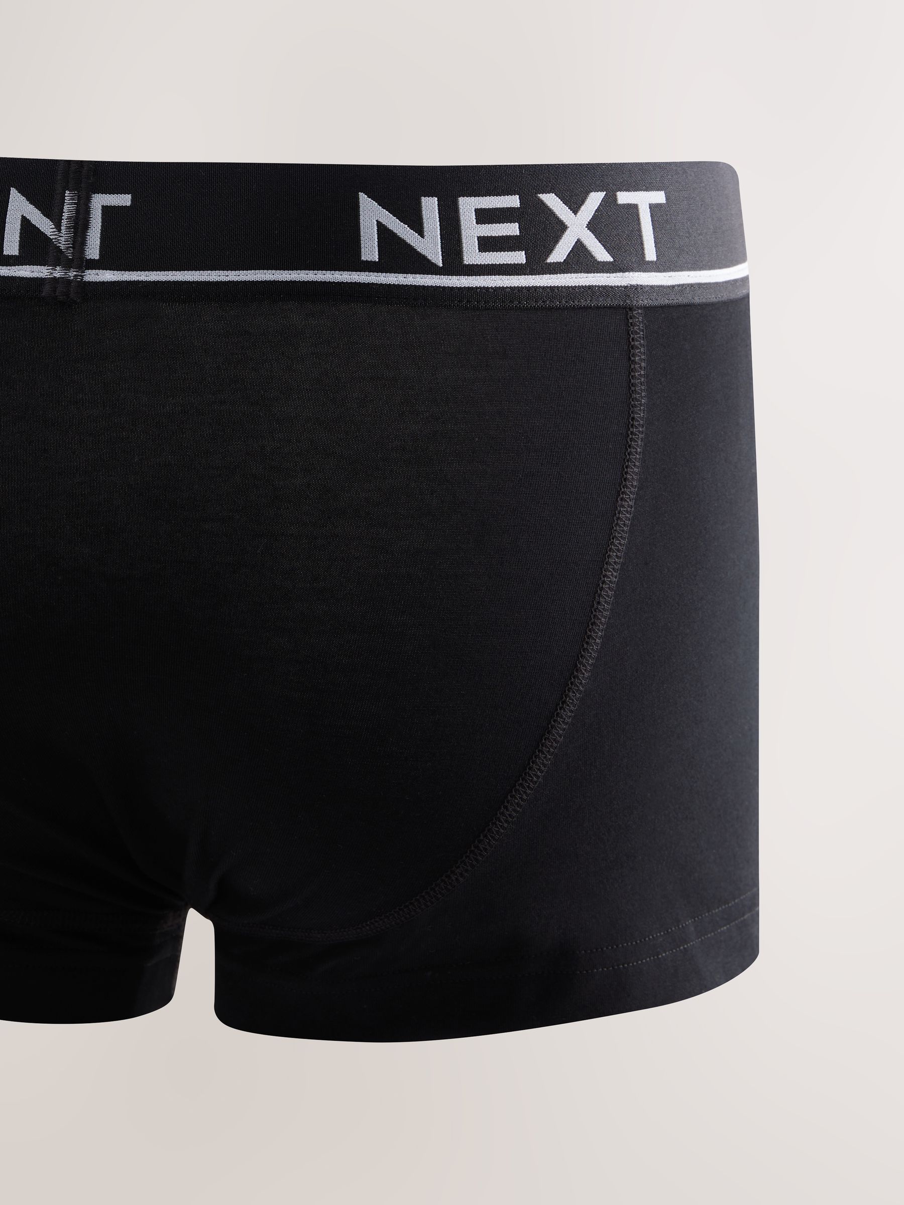 Buy Core Grey/Green 10 pack Cotton Rich Blend Hipster Boxers from Next ...
