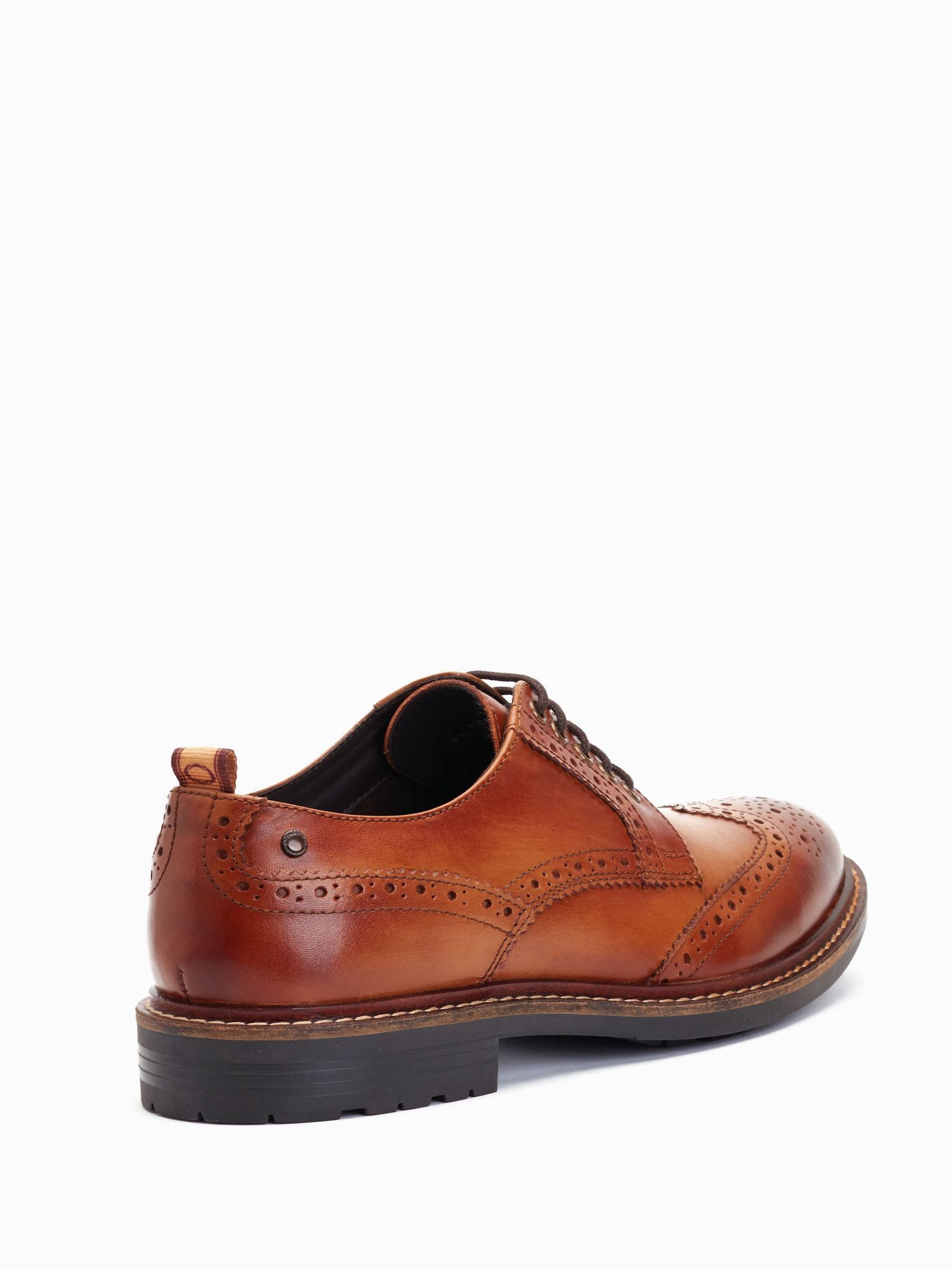 Buy Base London Tan Jagger Lace-Up Brogue Shoes from the Next UK online ...