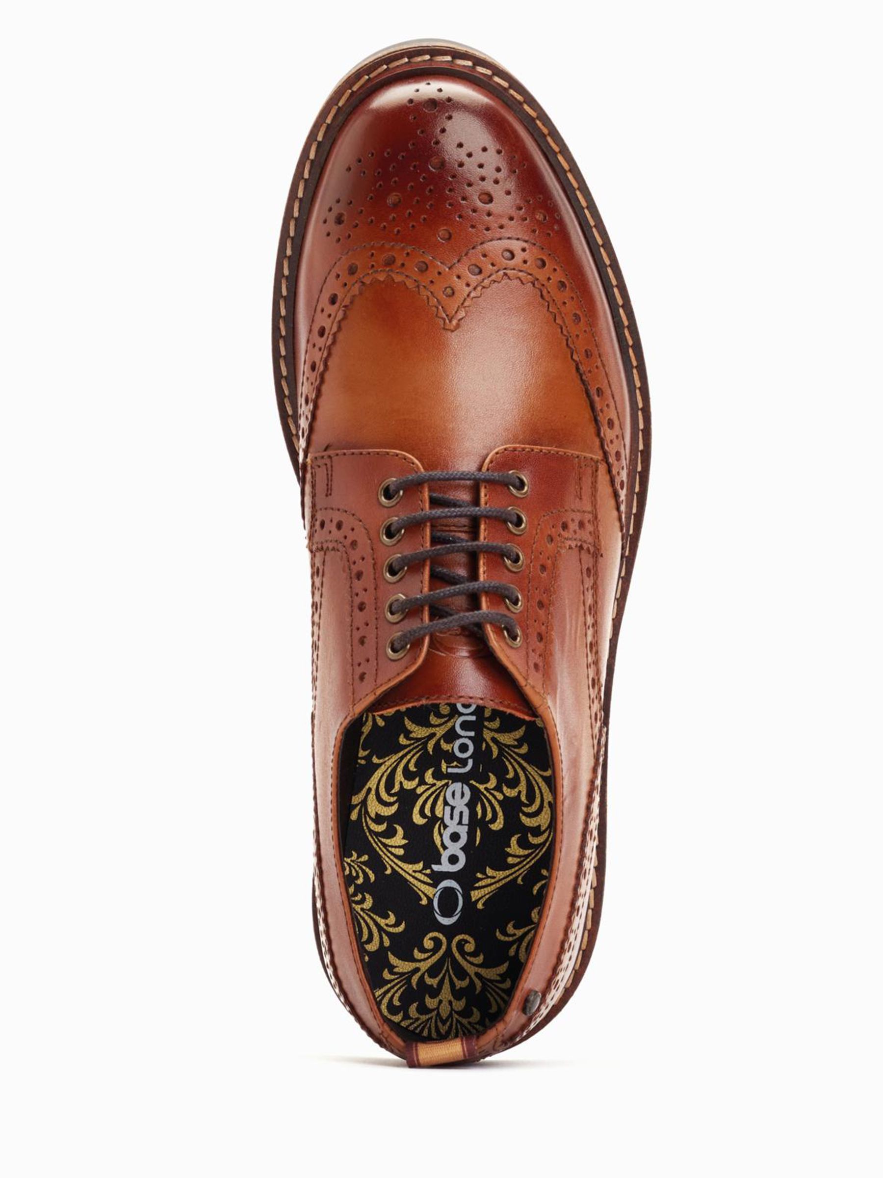 Buy Base London Tan Jagger Lace-Up Brogue Shoes from the Next UK online ...