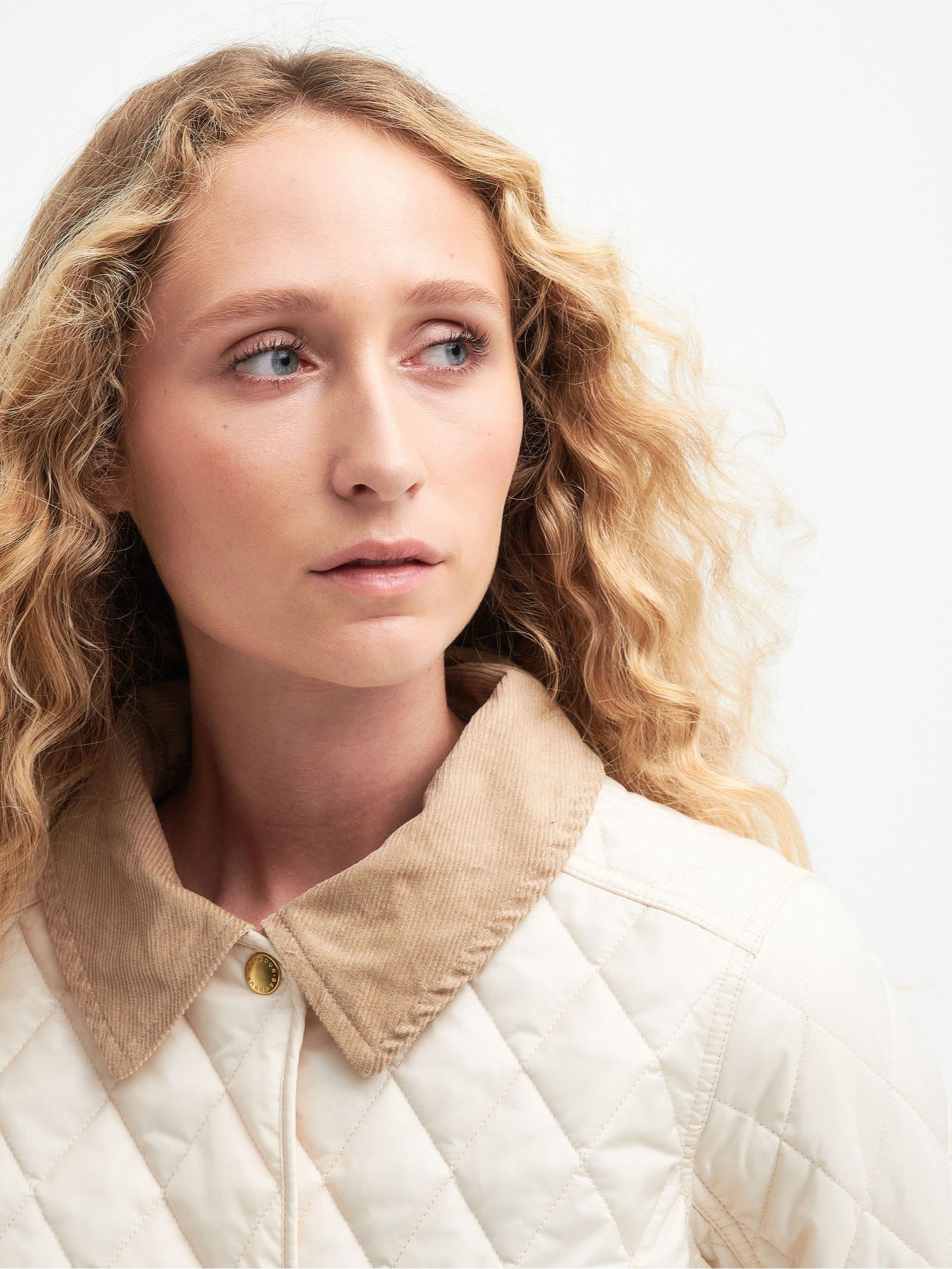 Buy Barbour® Cream Annandale Quilted Jacket from the Next UK online shop