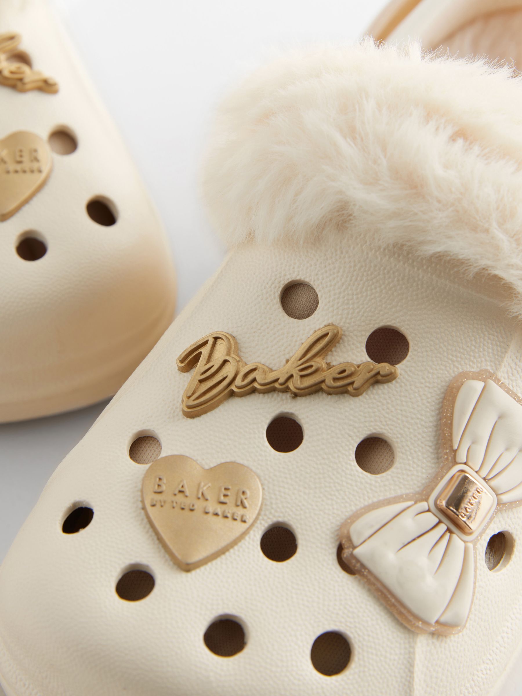 Buy Baker By Ted Baker Borg Lined Clog Slippers from the Next UK online ...