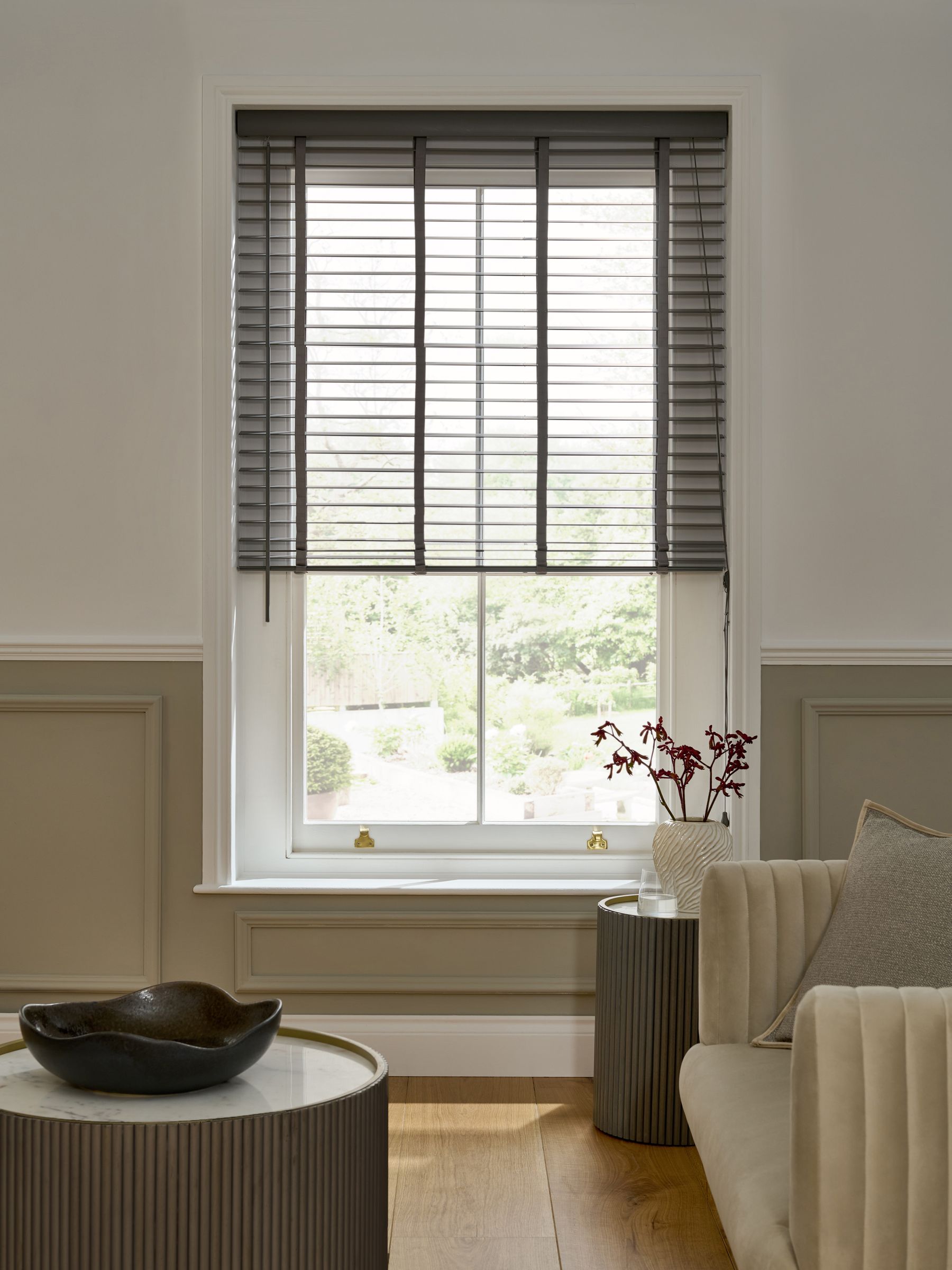 Buy Dark Grey Valencia 50mm Slat Venetian Blind from the Next UK online ...