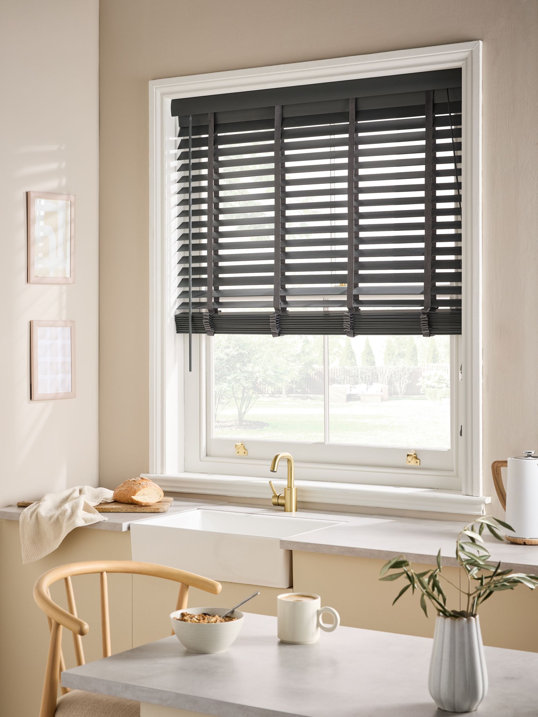 Buy Dark Grey Valencia 50mm Slat Venetian Blind from the Next UK online ...
