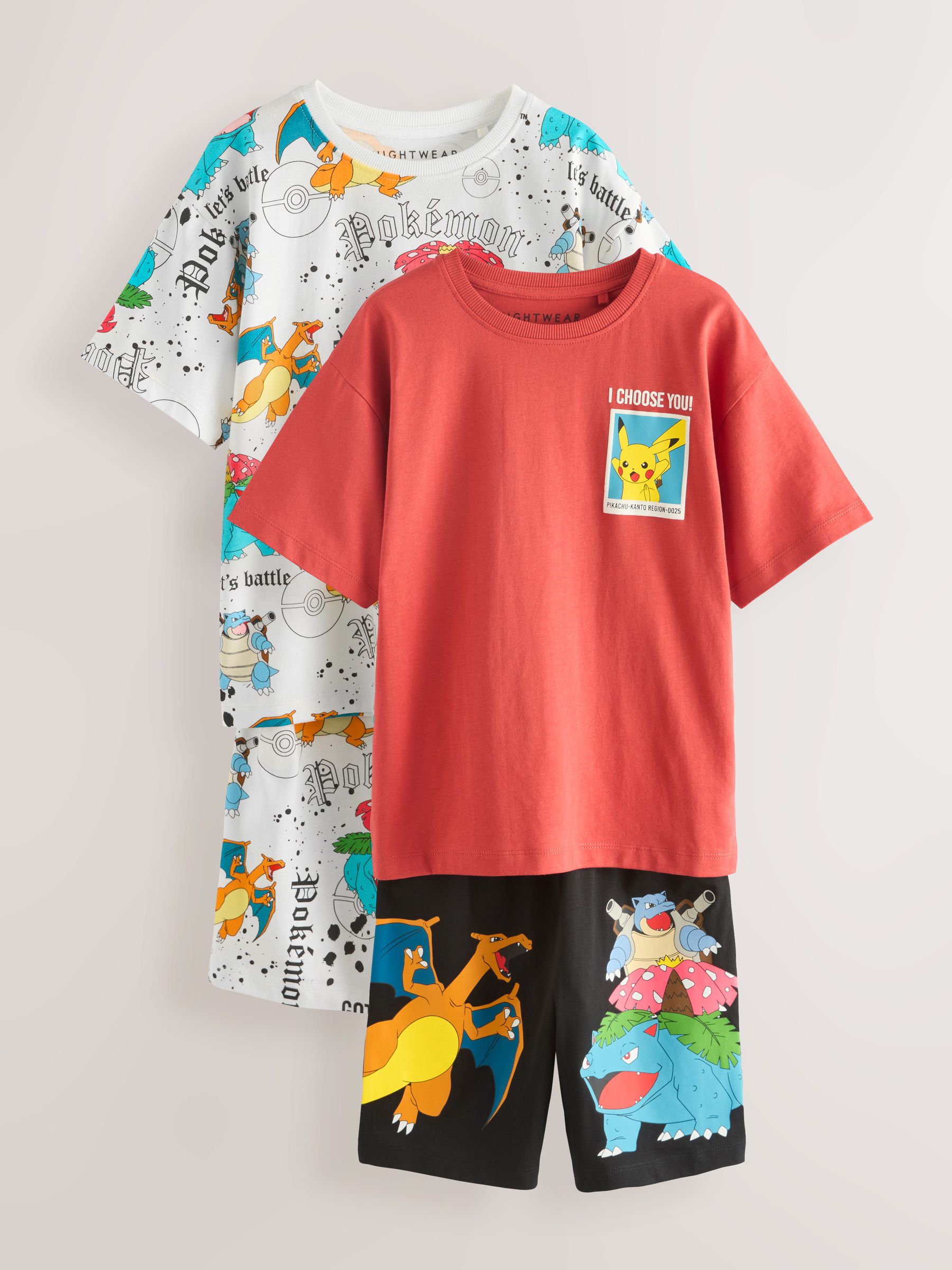 Buy Multi Pokemon Short Pyjamas 2 Pack (3-14yrs) from the Next UK ...