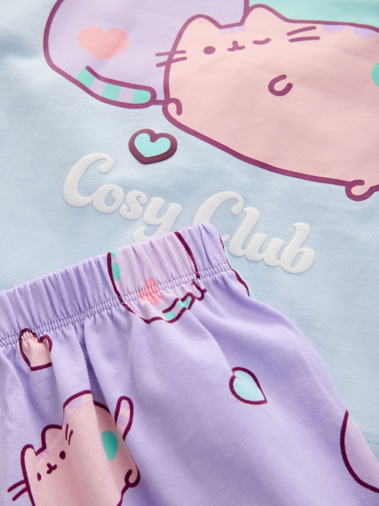 Buy Blue/Pink Pusheen Joggers Pyjamas 2 Pack (6-14yrs) from Next United ...
