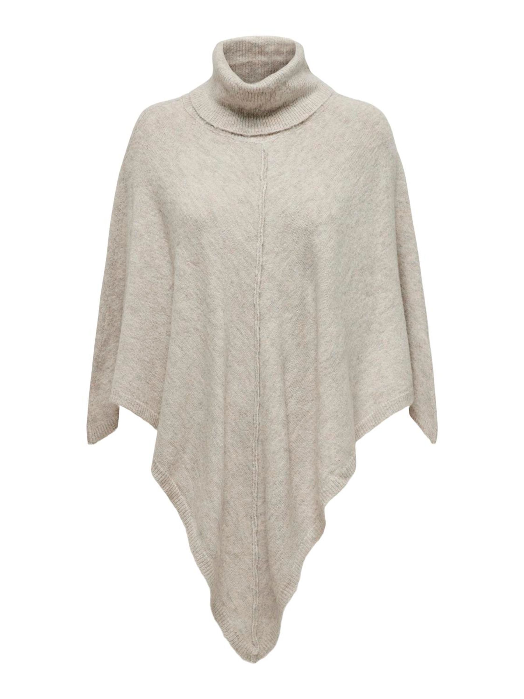 Buy JDY Cream Roll Neck Poncho from the Next UK online shop