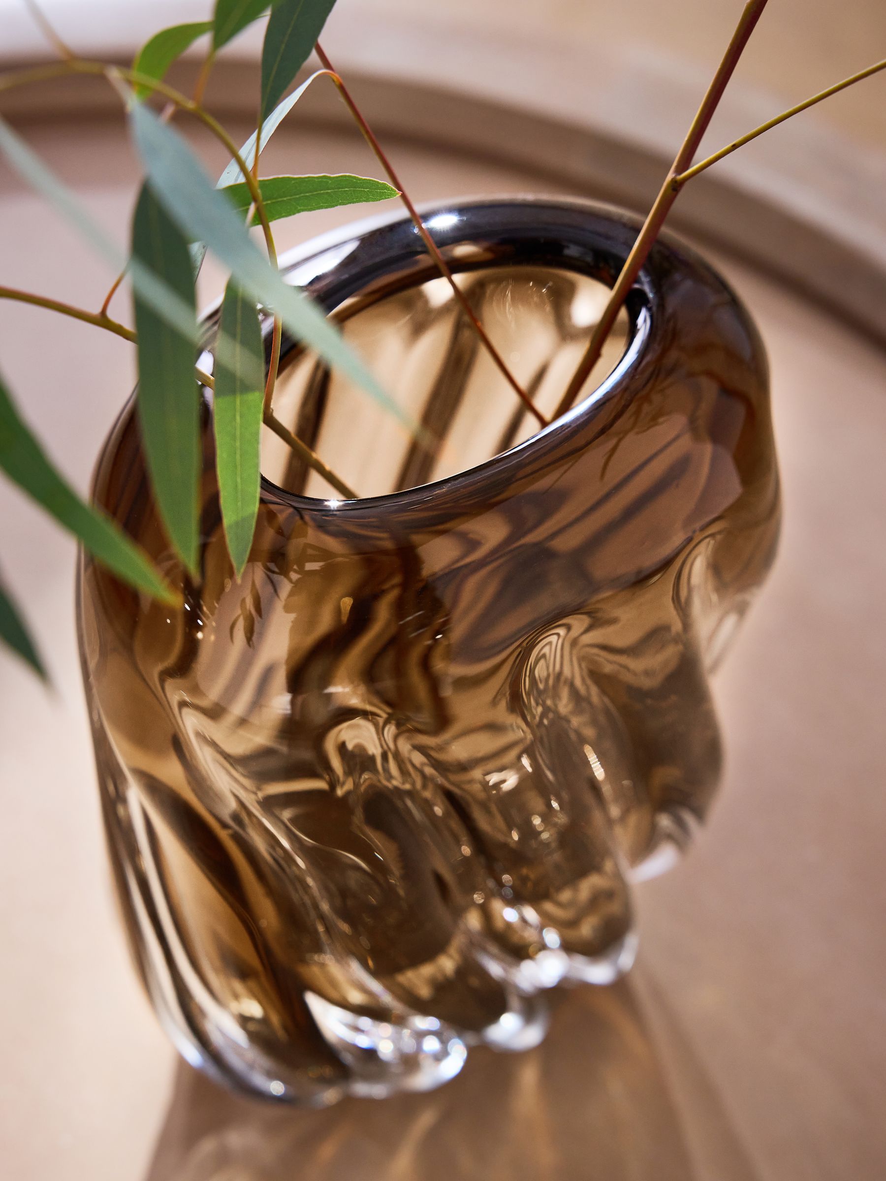 Buy Chocolate Brown N. Premium Swirl Vase from the Next UK online shop