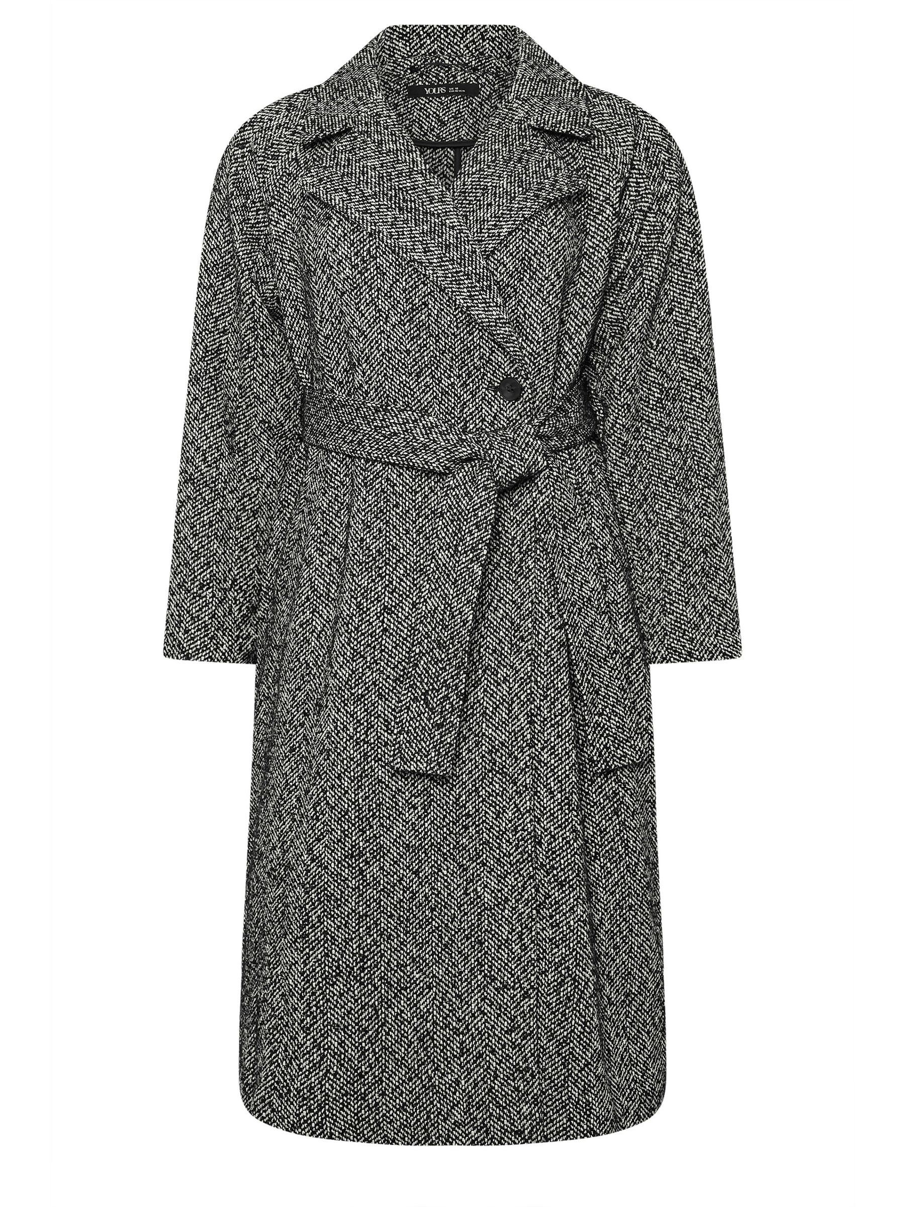 Buy Yours Curve Grey Unlined Maxi Wool Coat from the Next UK online shop