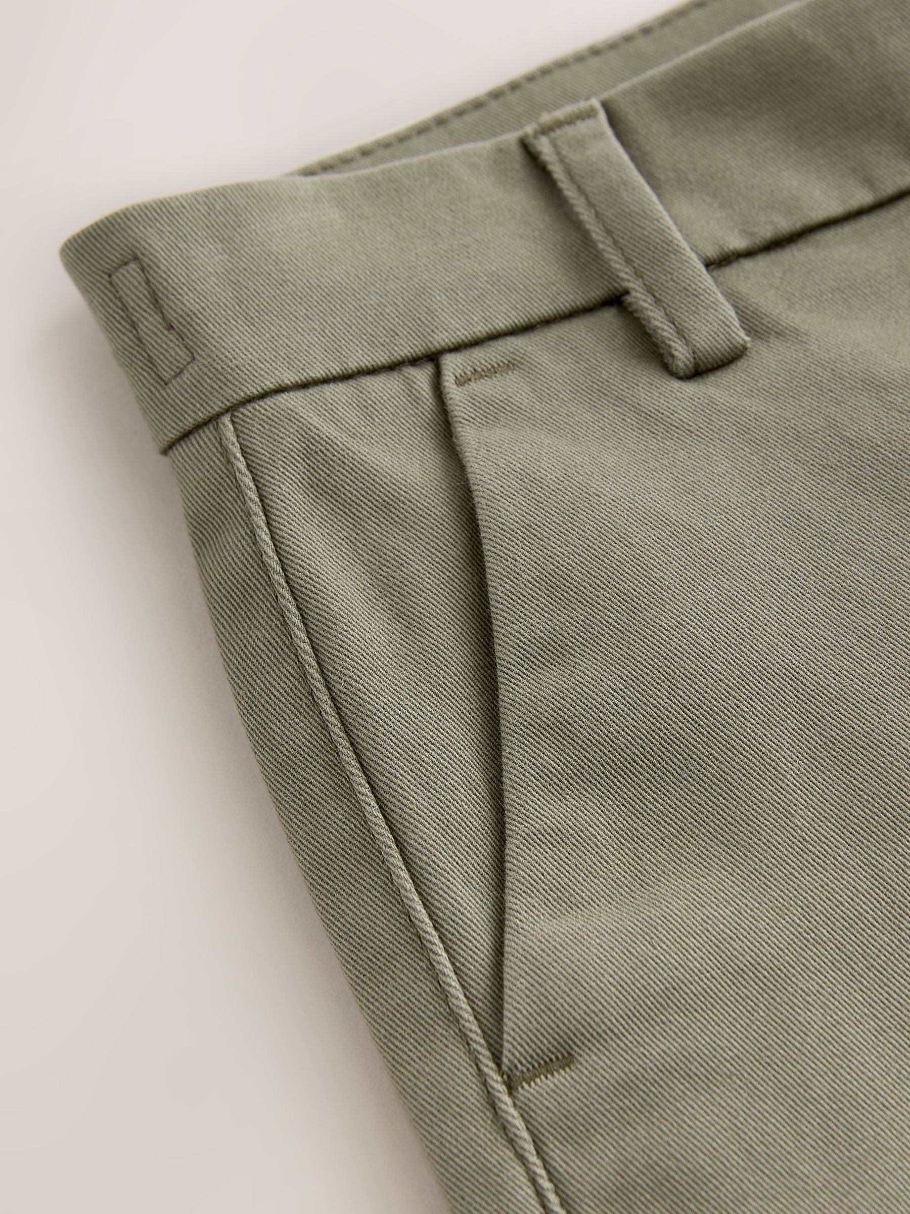 Buy Olive Green - Stretch Chino Trousers (3-17yrs) from Next Israel