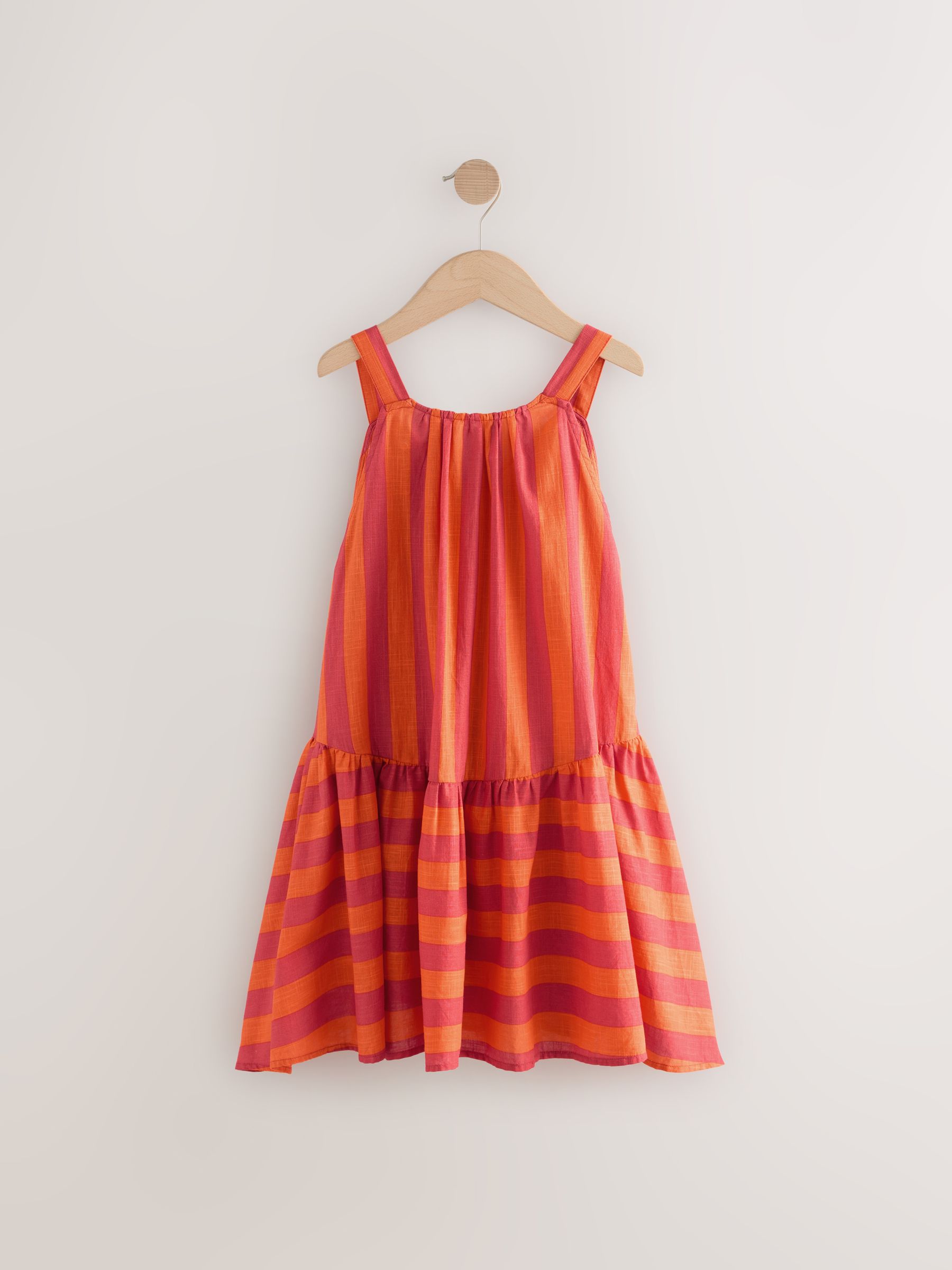 Buy Red/Orange Stripe Summer Dress (3-16yrs) from Next Portugal