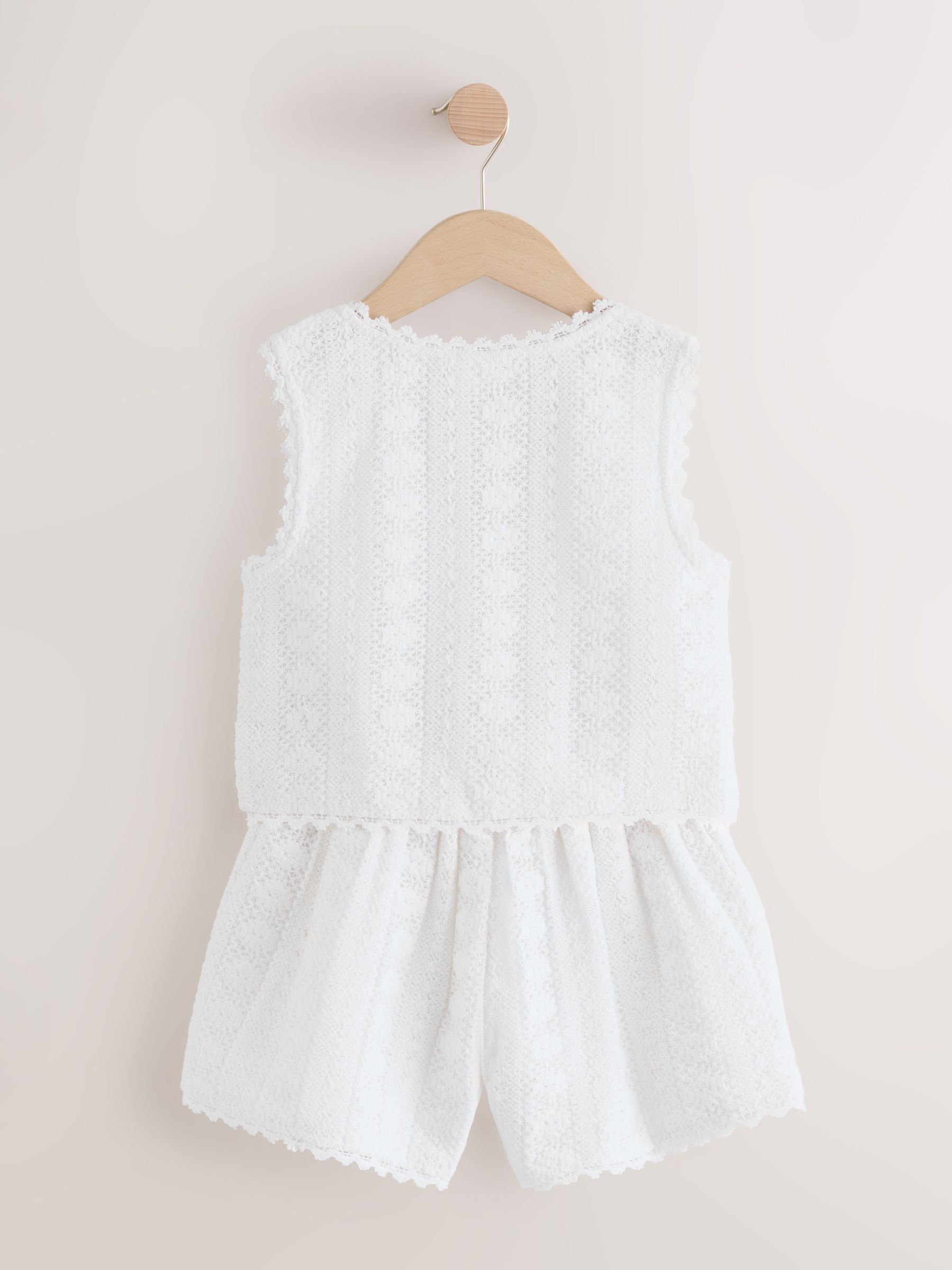 Buy White Crochet Beach Co-ord Set (3-16yrs) from the Next UK online shop