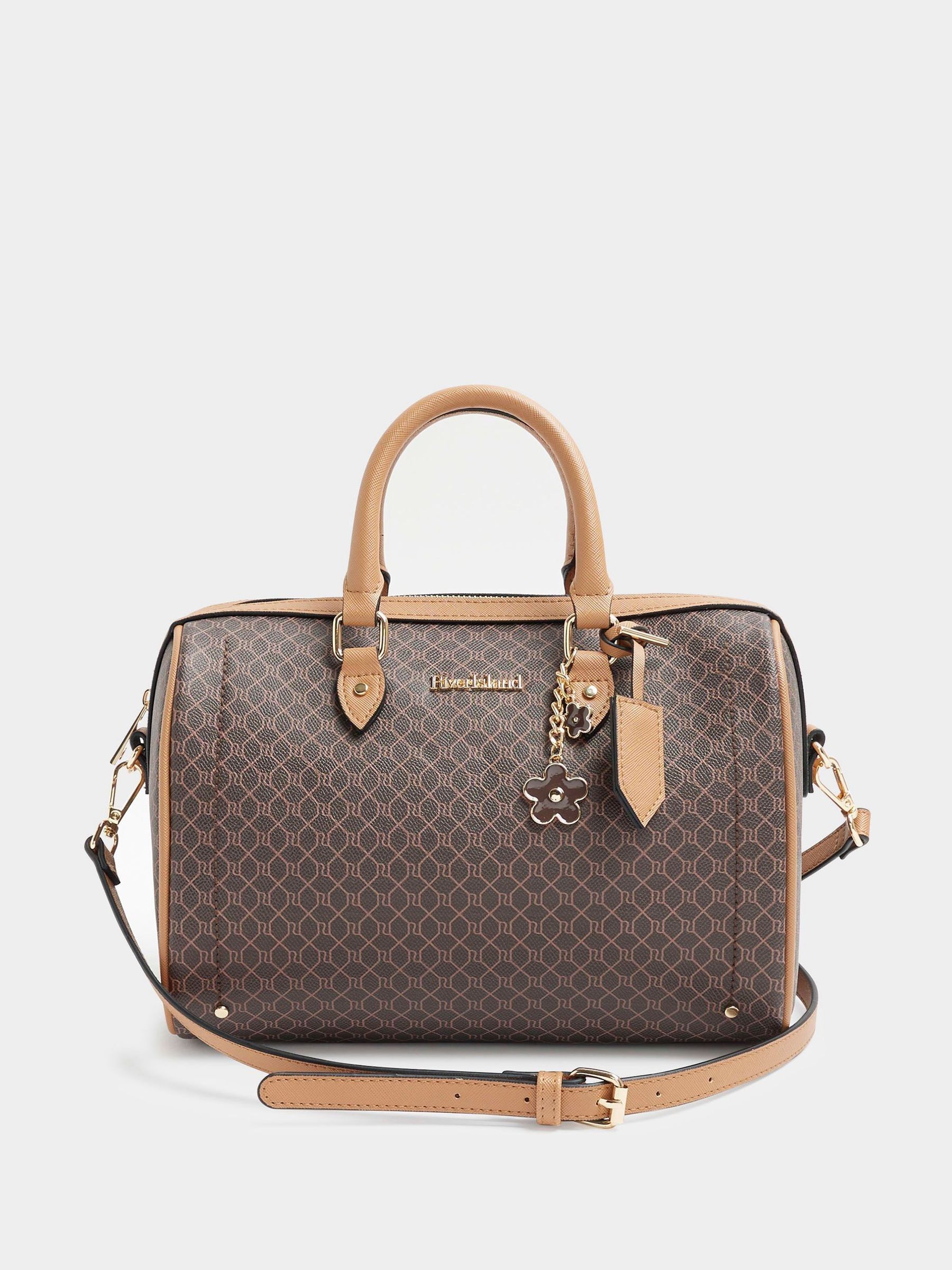 Buy River Island Brown Medium Cross-Body Bowler Bag from the Next UK ...