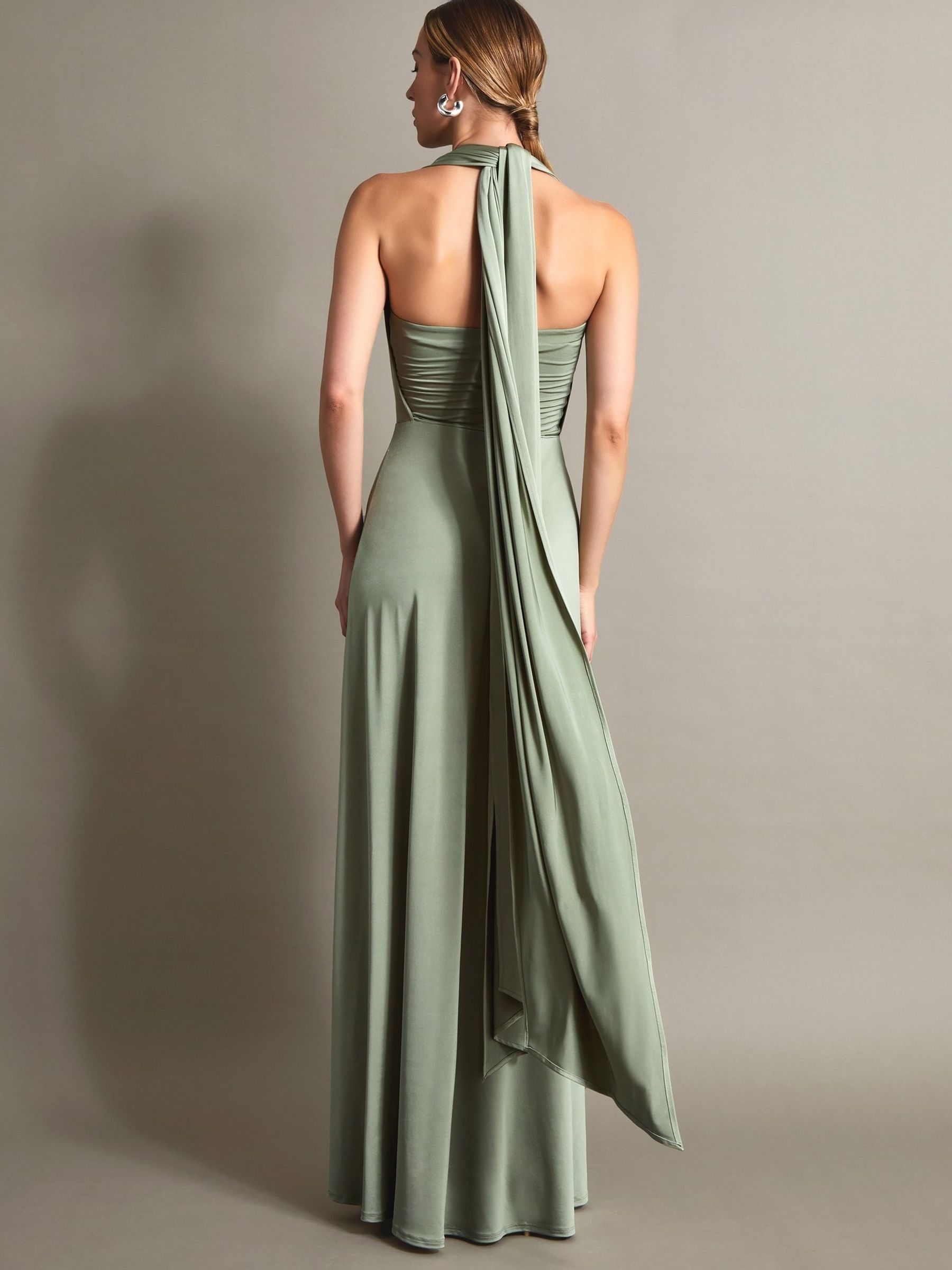 Buy Monsoon Bottle Green Thea Multiway Bridesmaid Dress from Next Ireland