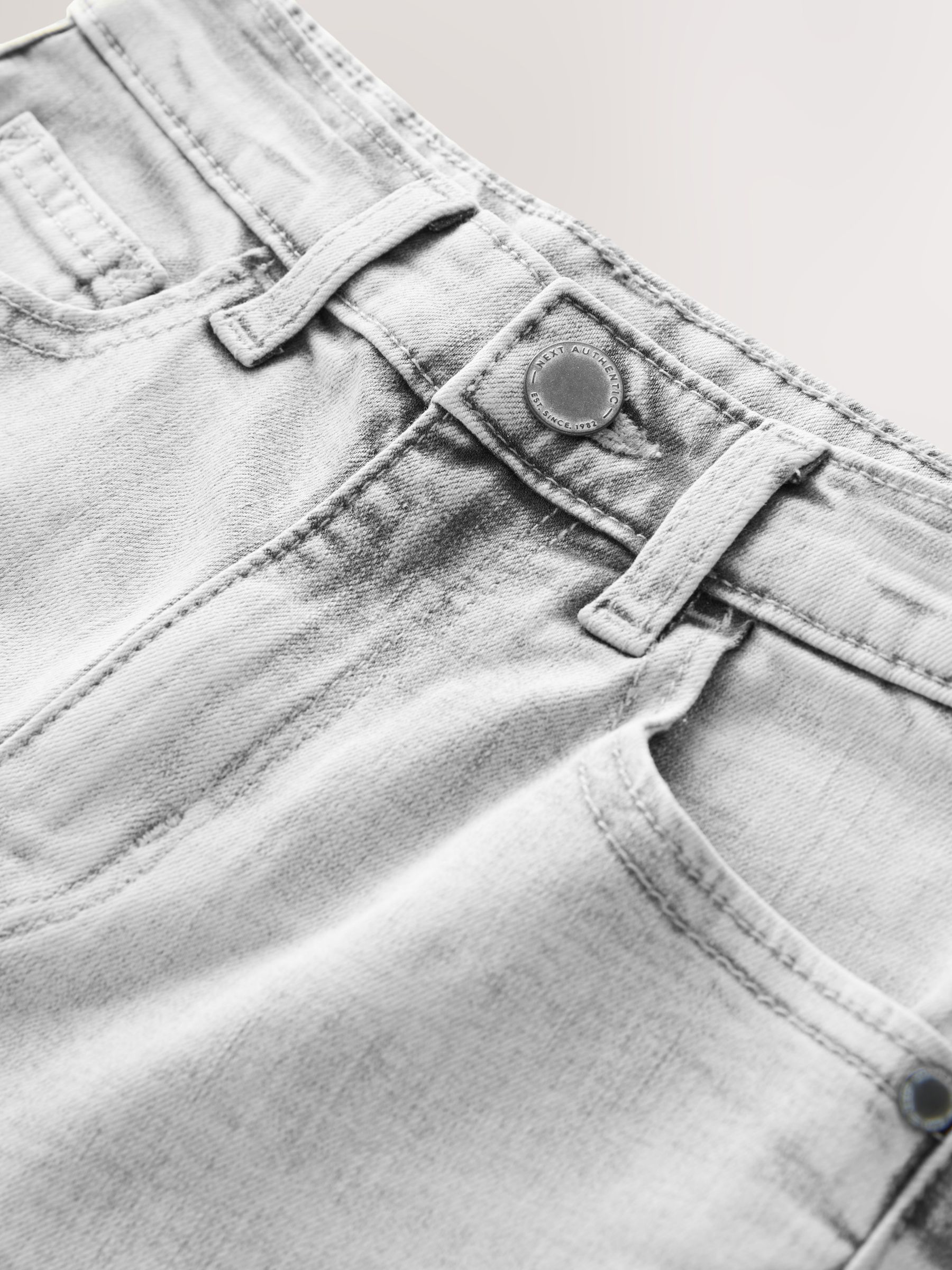 Buy Light Grey Regular Fit Stretch Jeans (3-17yrs) from Next USA