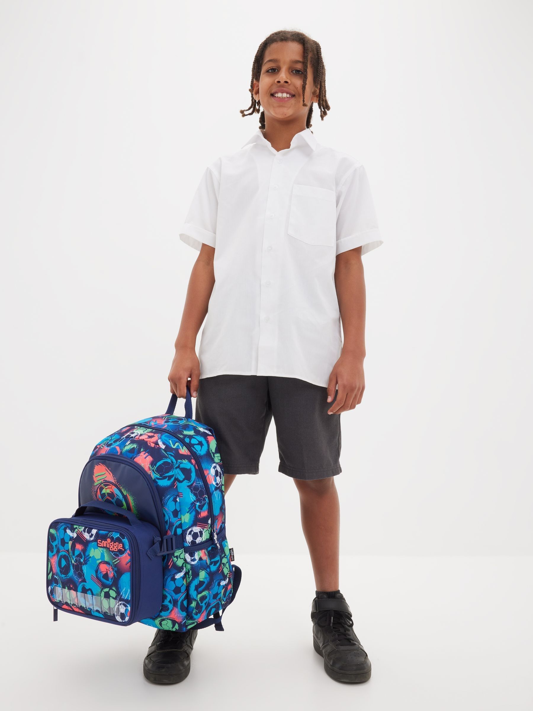 Buy Smiggle Blue Limitless Classic Attach Backpack from Next United ...