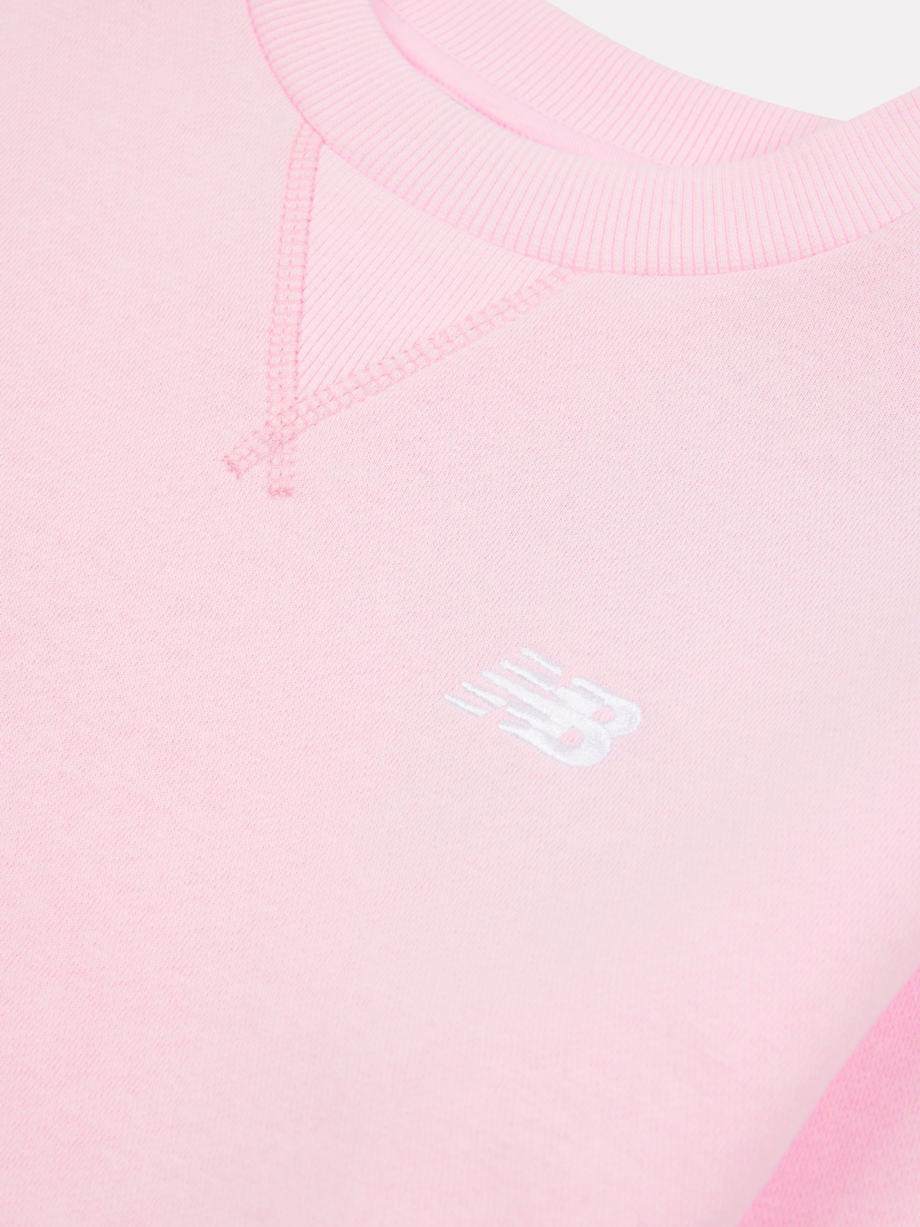 Buy New Balance Pink Small Girls Logo Sweatshirt from the Next UK ...