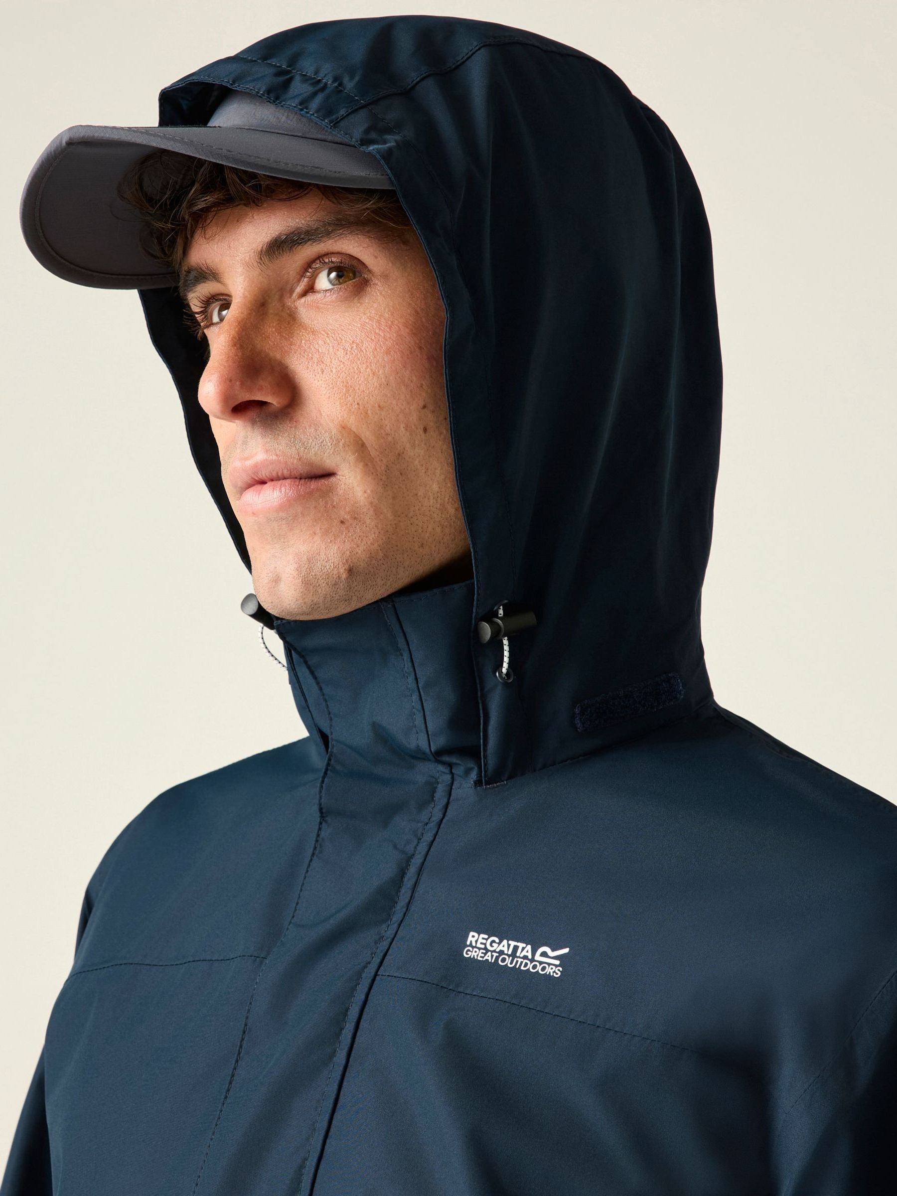 Buy Regatta Navy Blue Mens Matt II Waterproof Jacket from the Next UK ...
