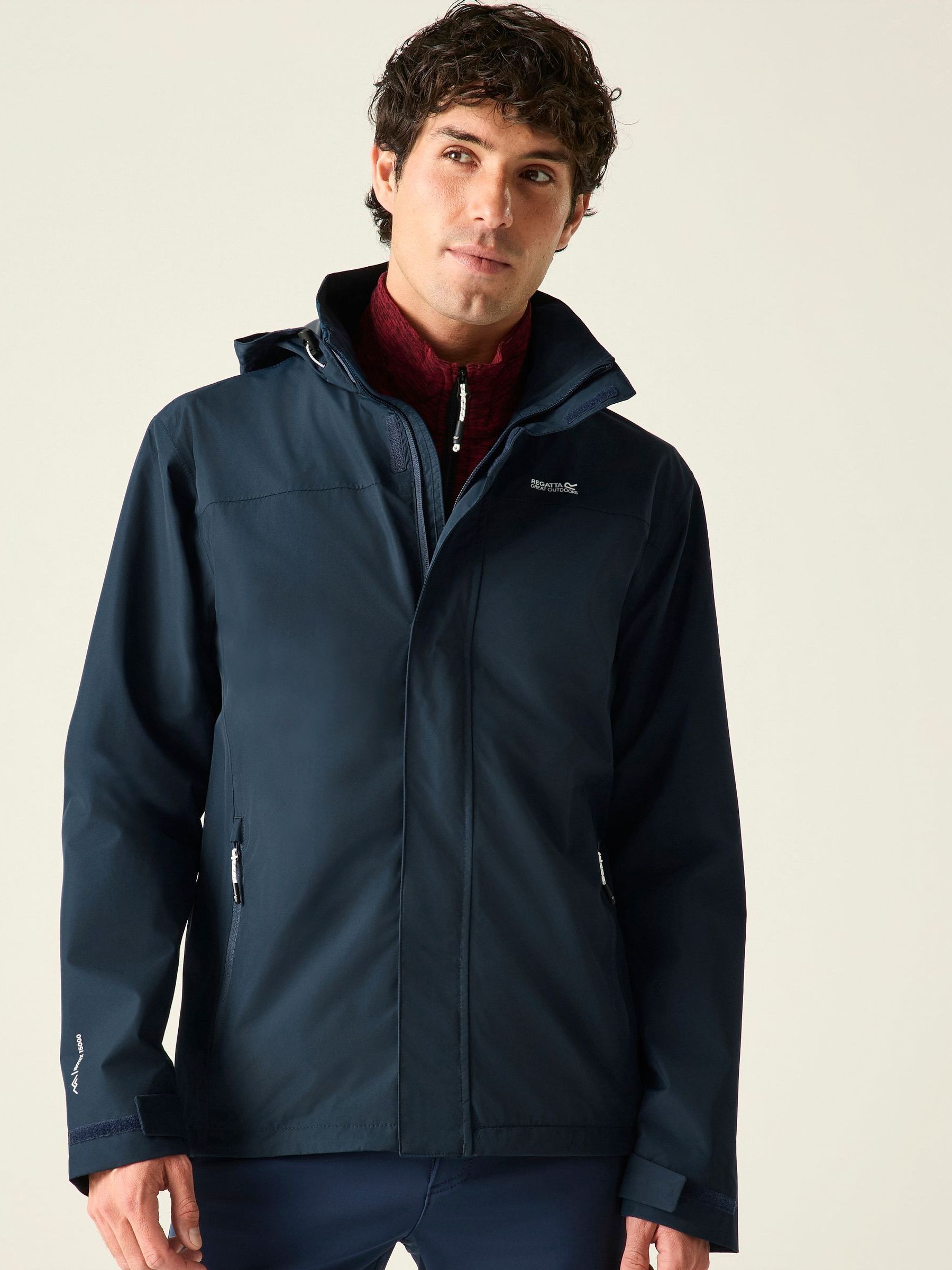 Buy Regatta Navy Blue Mens Matt II Waterproof Jacket from the Next UK ...