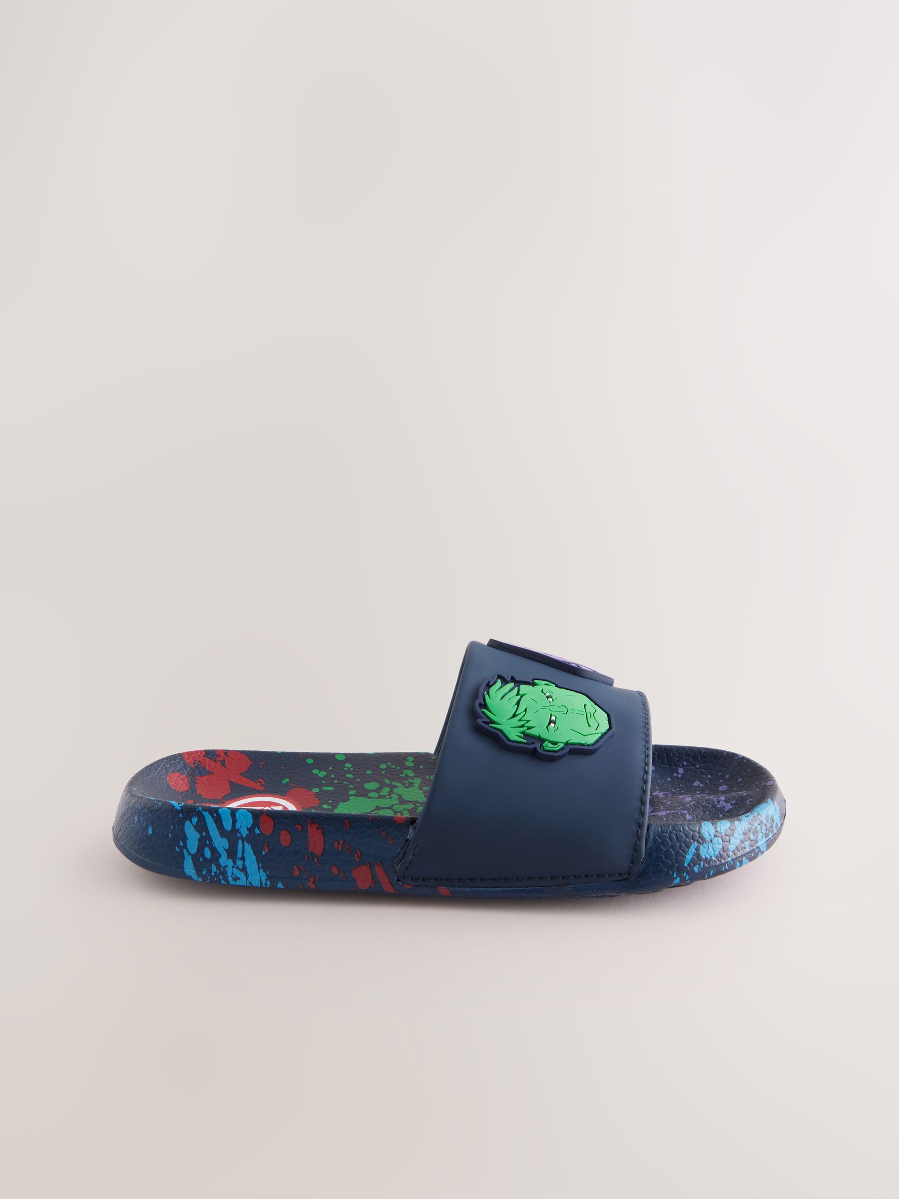 Buy Navy Marvel Sliders from the Next UK online shop
