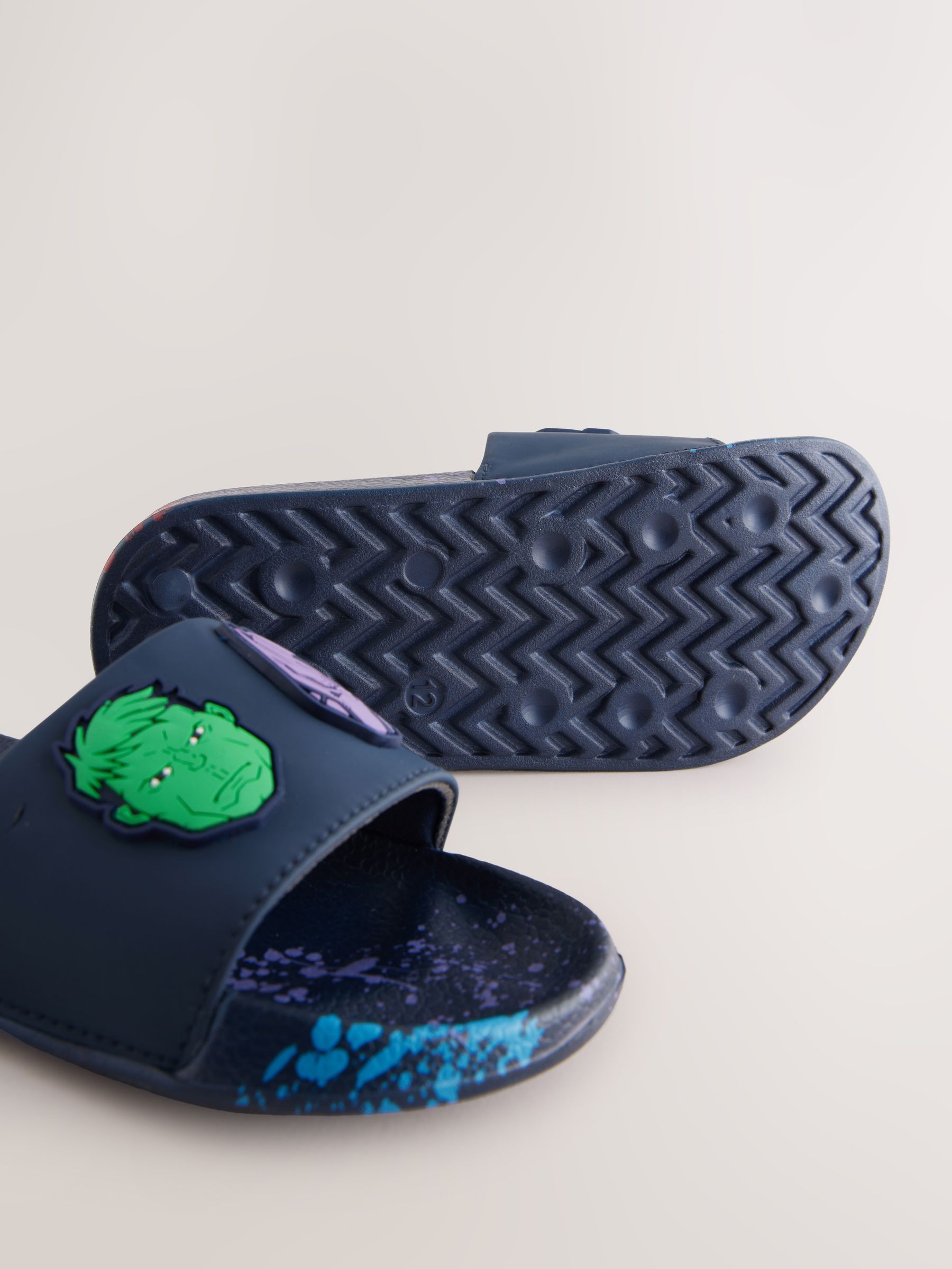 Buy Navy Marvel Sliders from the Next UK online shop