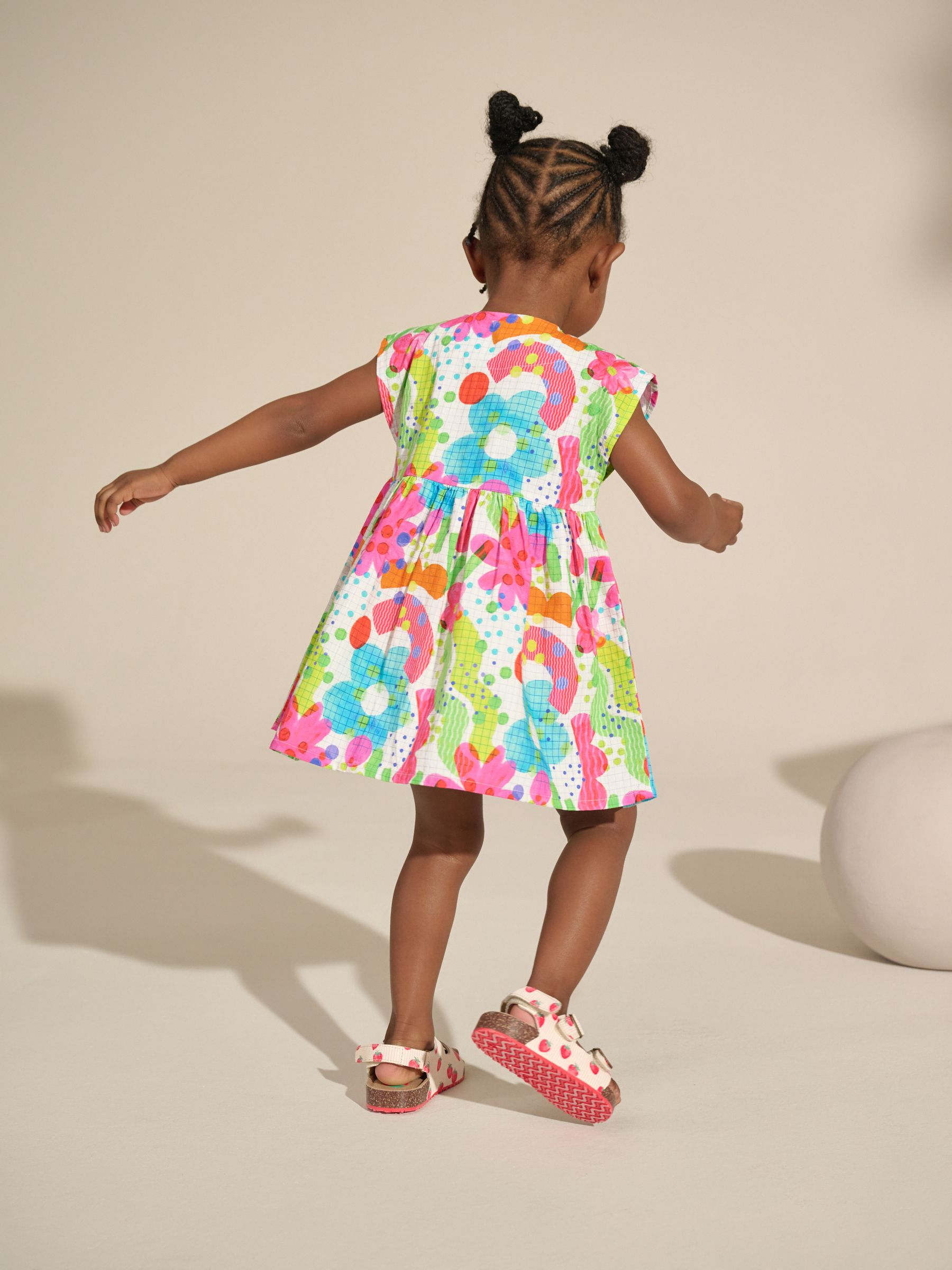 Buy Rainbow Doodle Button Through Summer Dress (3mths-10yrs) from Next ...