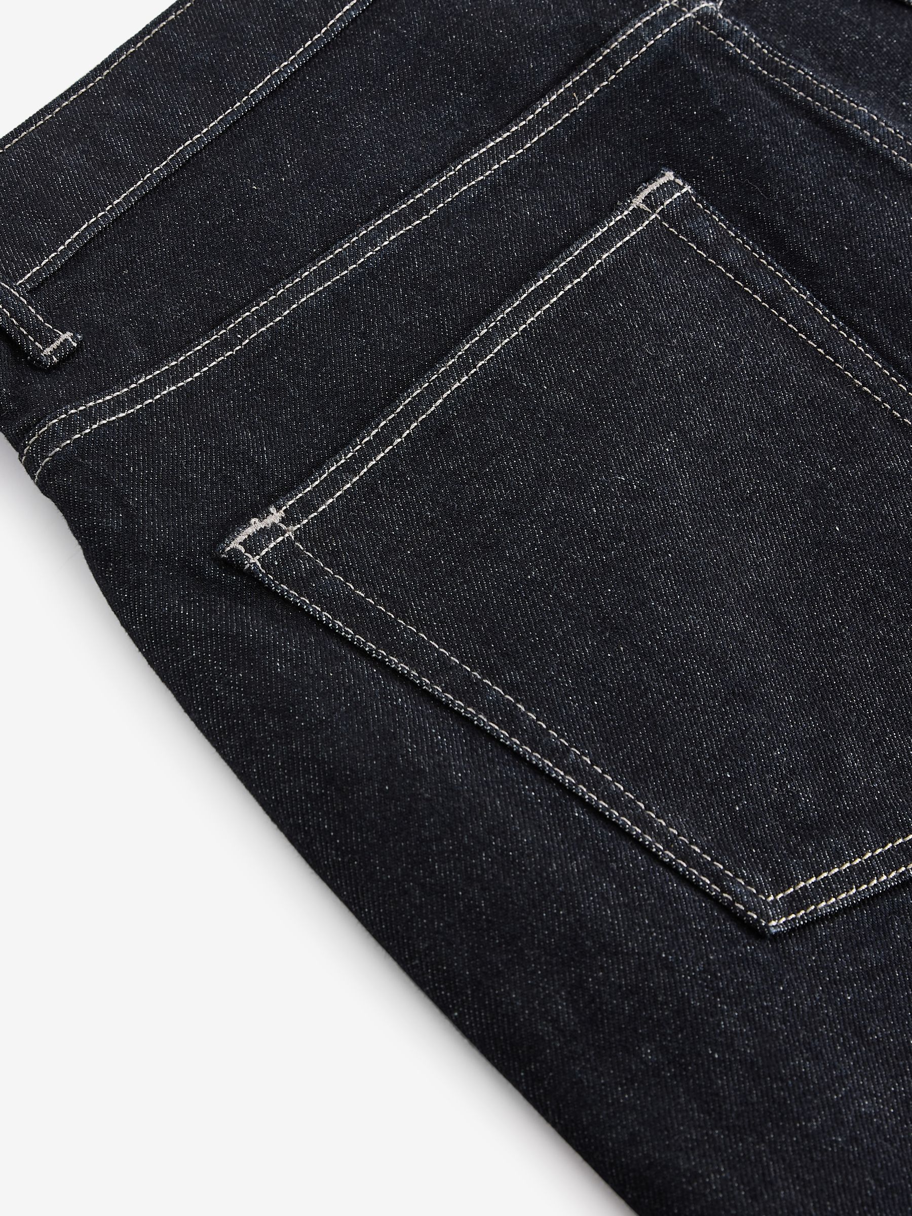 Buy Dark Indigo Rinse Straight Fit Vintage Wash Denim Jeans from the ...