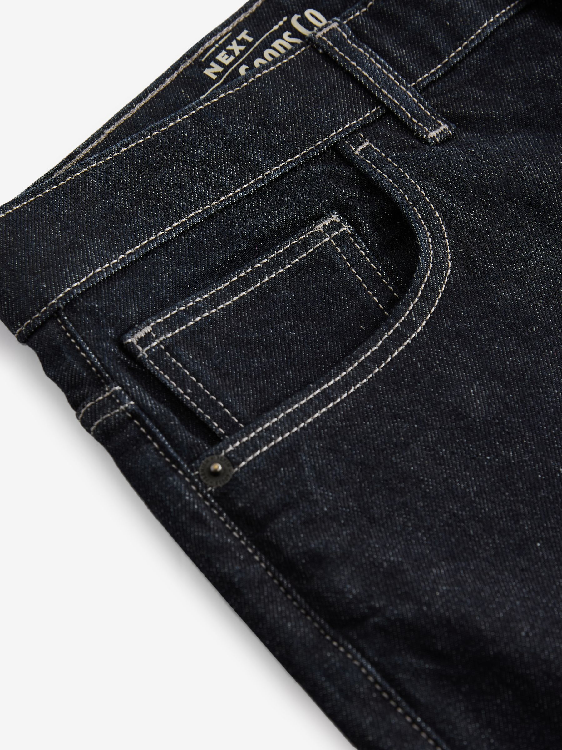 Buy Dark Indigo Rinse Straight Fit Vintage Wash Denim Jeans from Next ...