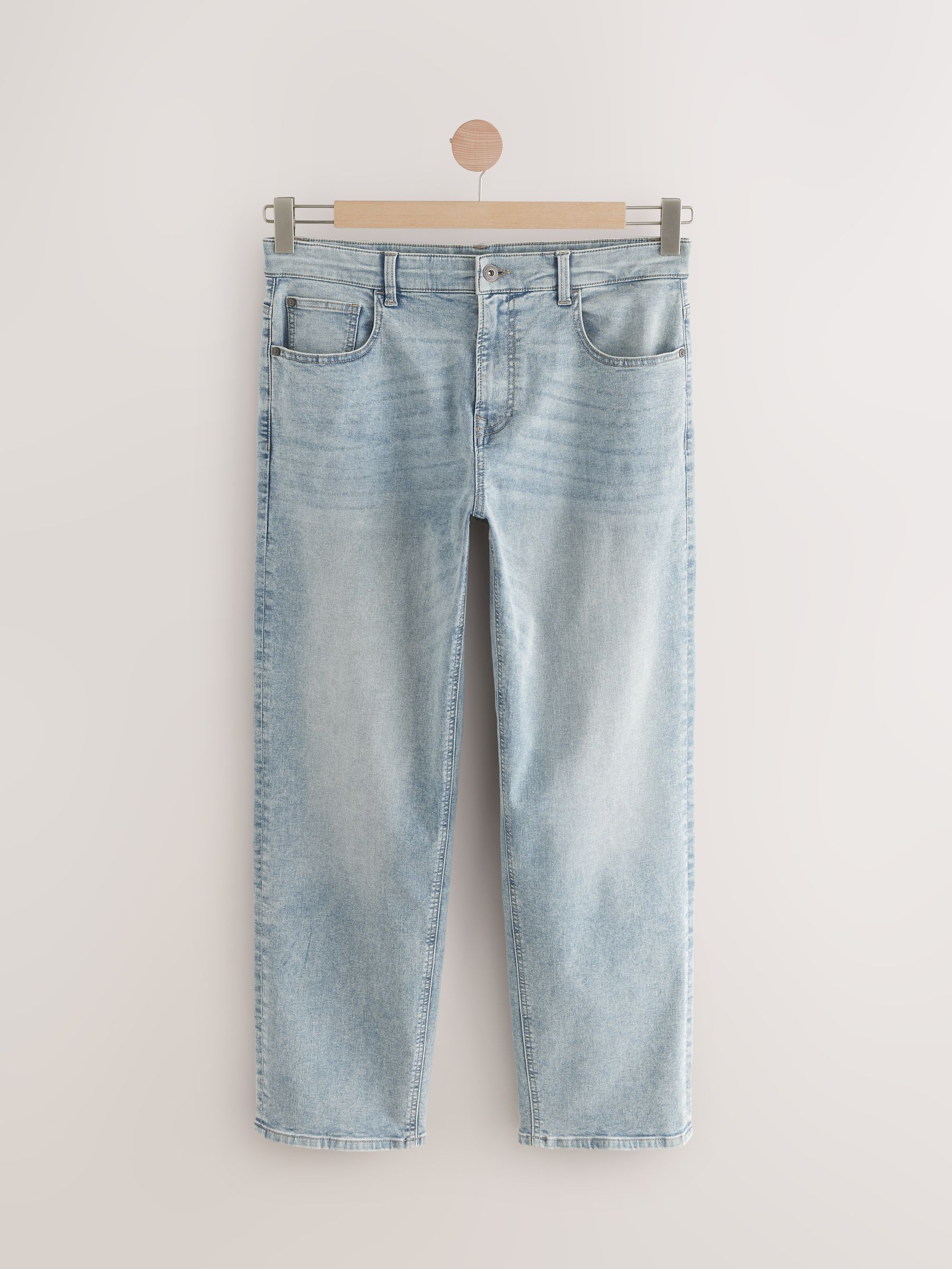 Buy Blue Vintage Classic Stretch Relaxed Fit Jeans from the Next UK ...
