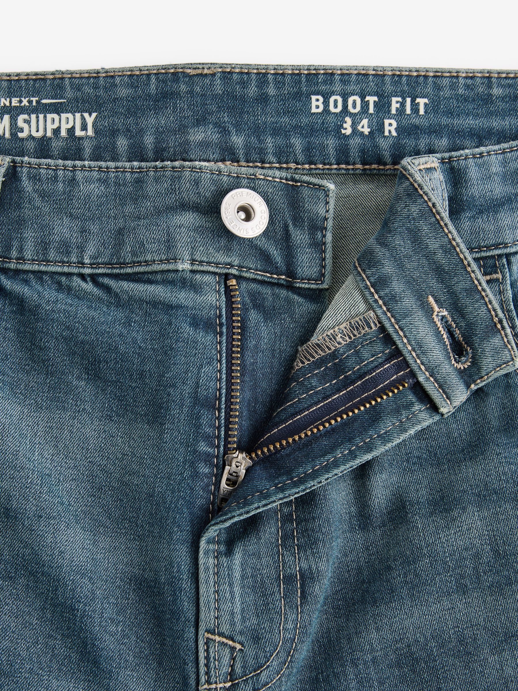 Buy Blue Light Tint Bootcut Classic Stretch Jeans from the Next UK ...