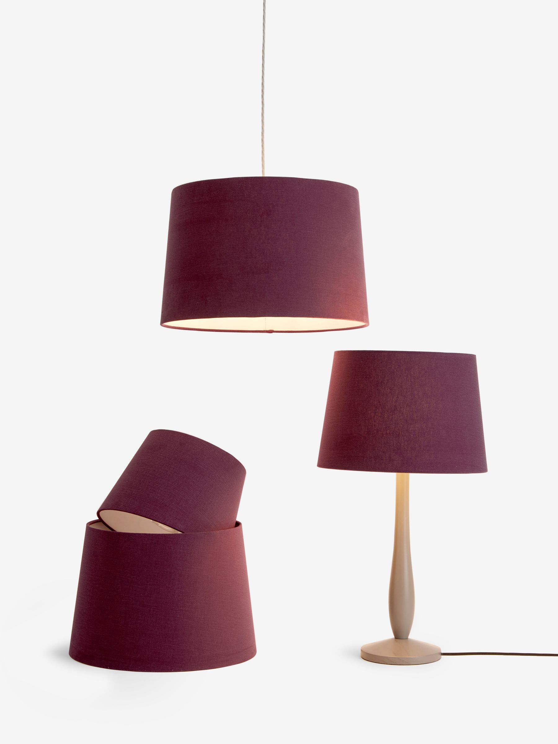 Buy Plum Purple Lamp Shade Ceiling Light from the Next UK online shop