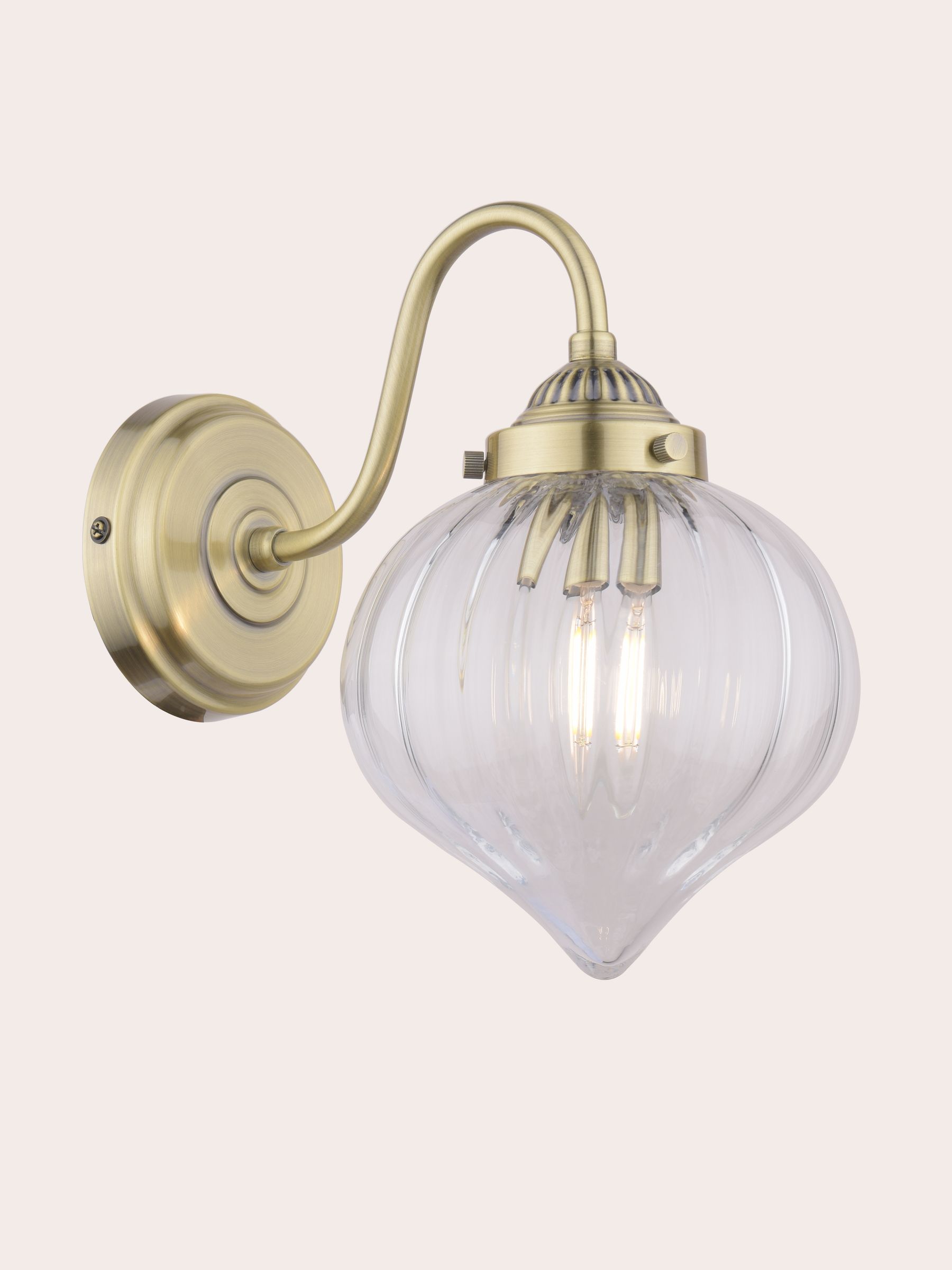 Buy Laura Ashley Antique Brass Whitham Wall Light from the Next UK ...