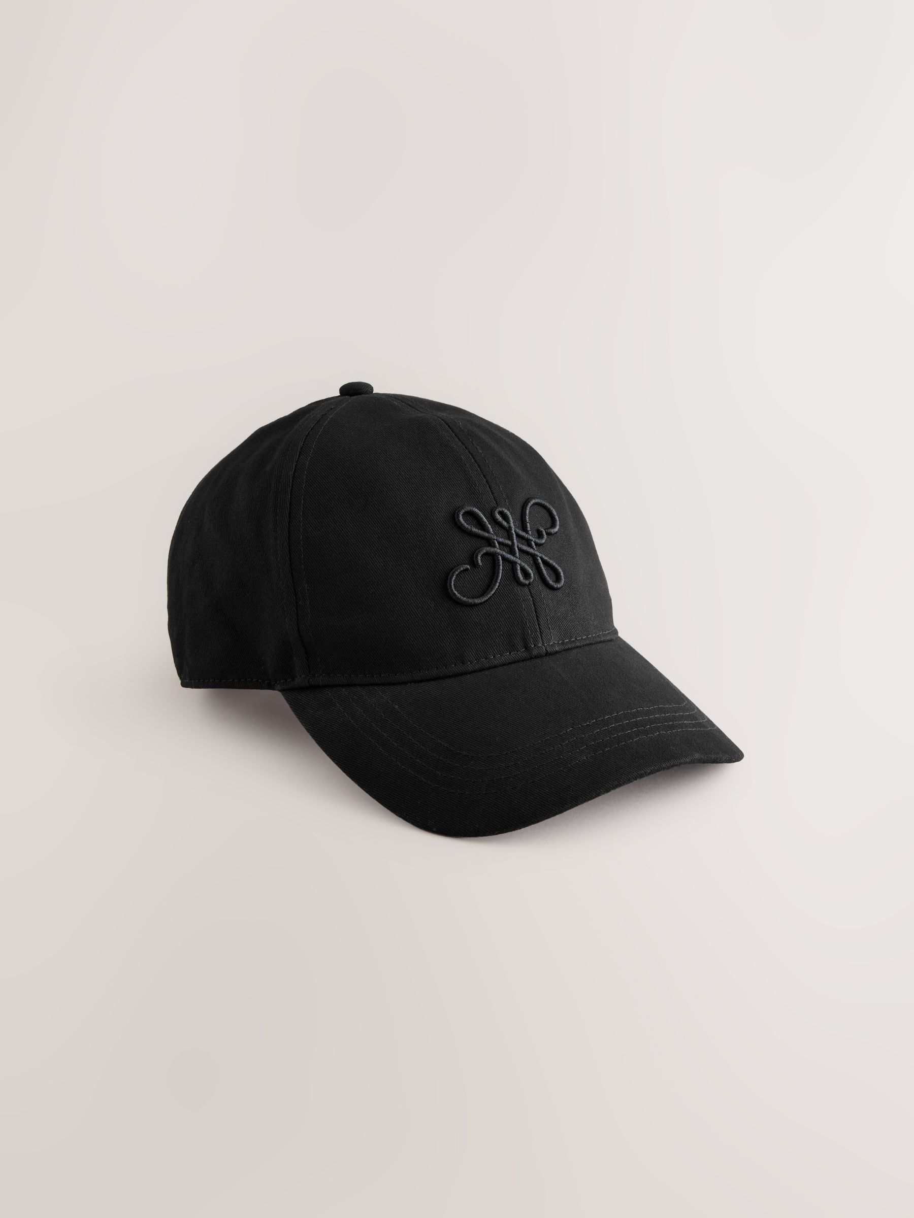 Buy Black High Build Embroidery Cap from the Next UK online shop