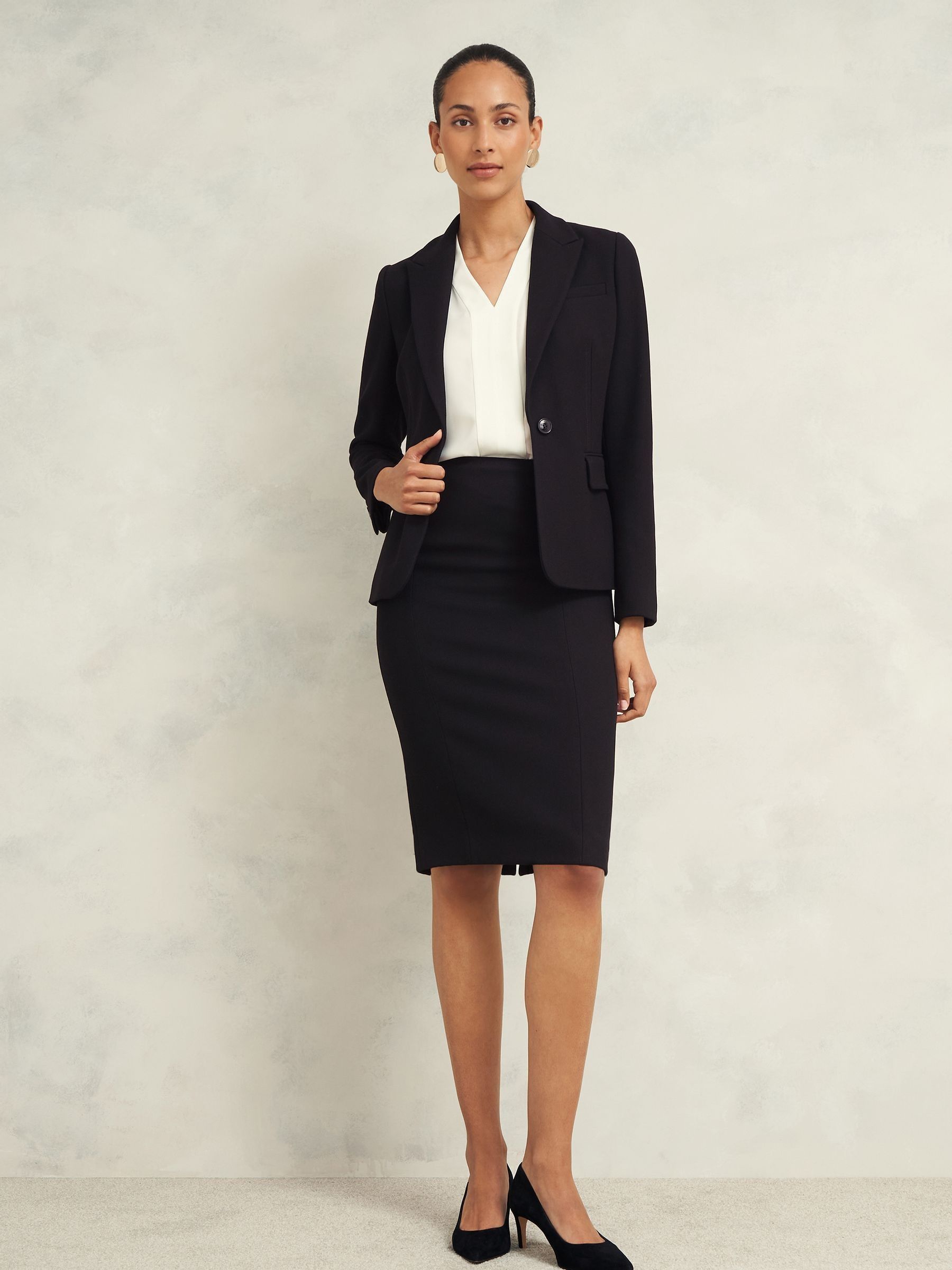 Buy Hobbs Black Mia Skirt from the Next UK online shop