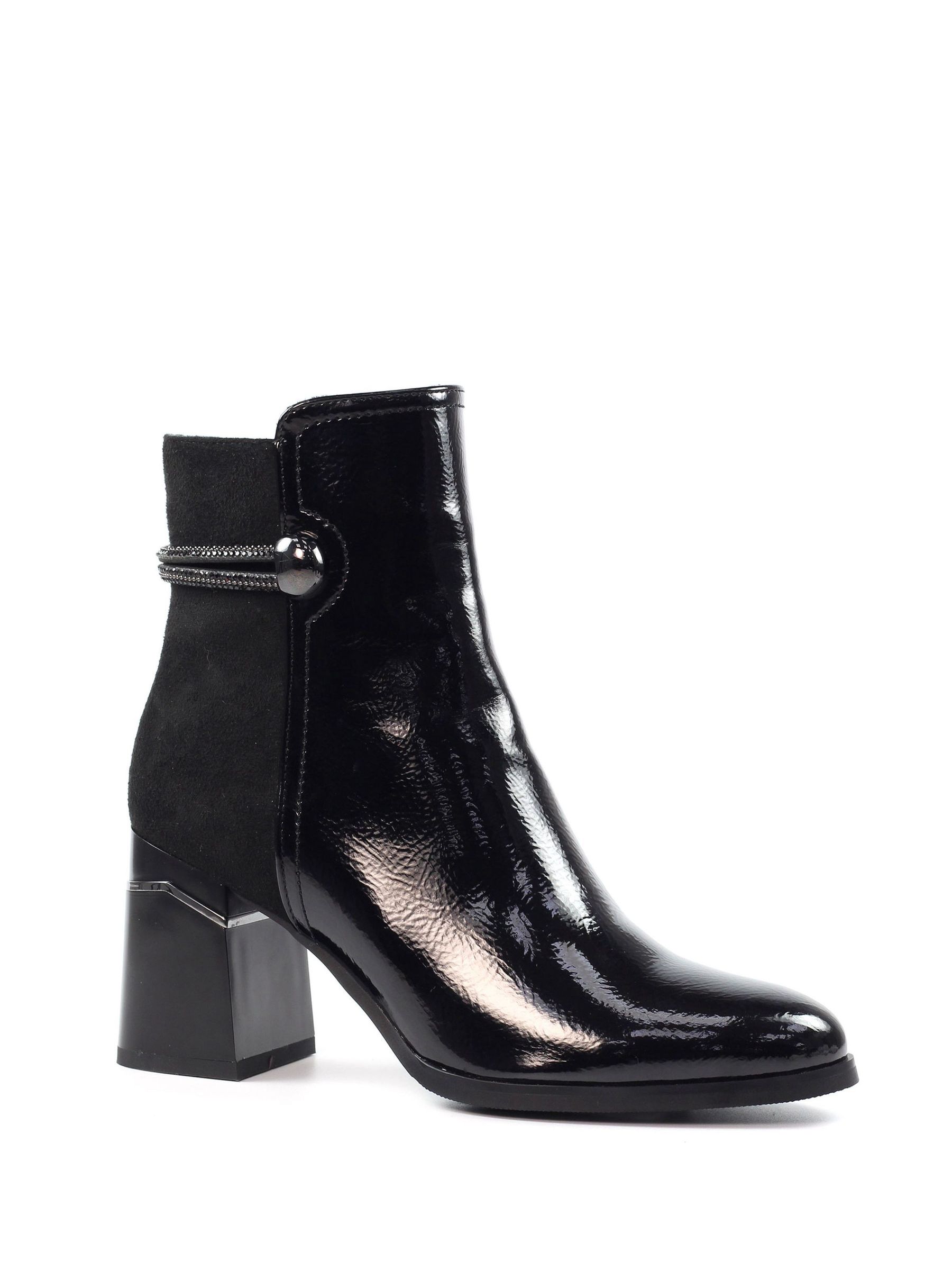 Buy Lunar Amari Patent Black Ankle Boots from the Next UK online shop