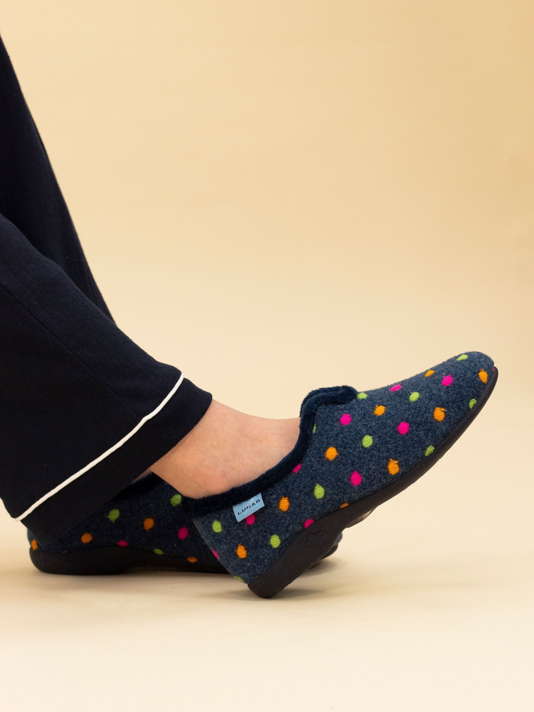 Buy Lunar Blue Full Slippers from the Next UK online shop