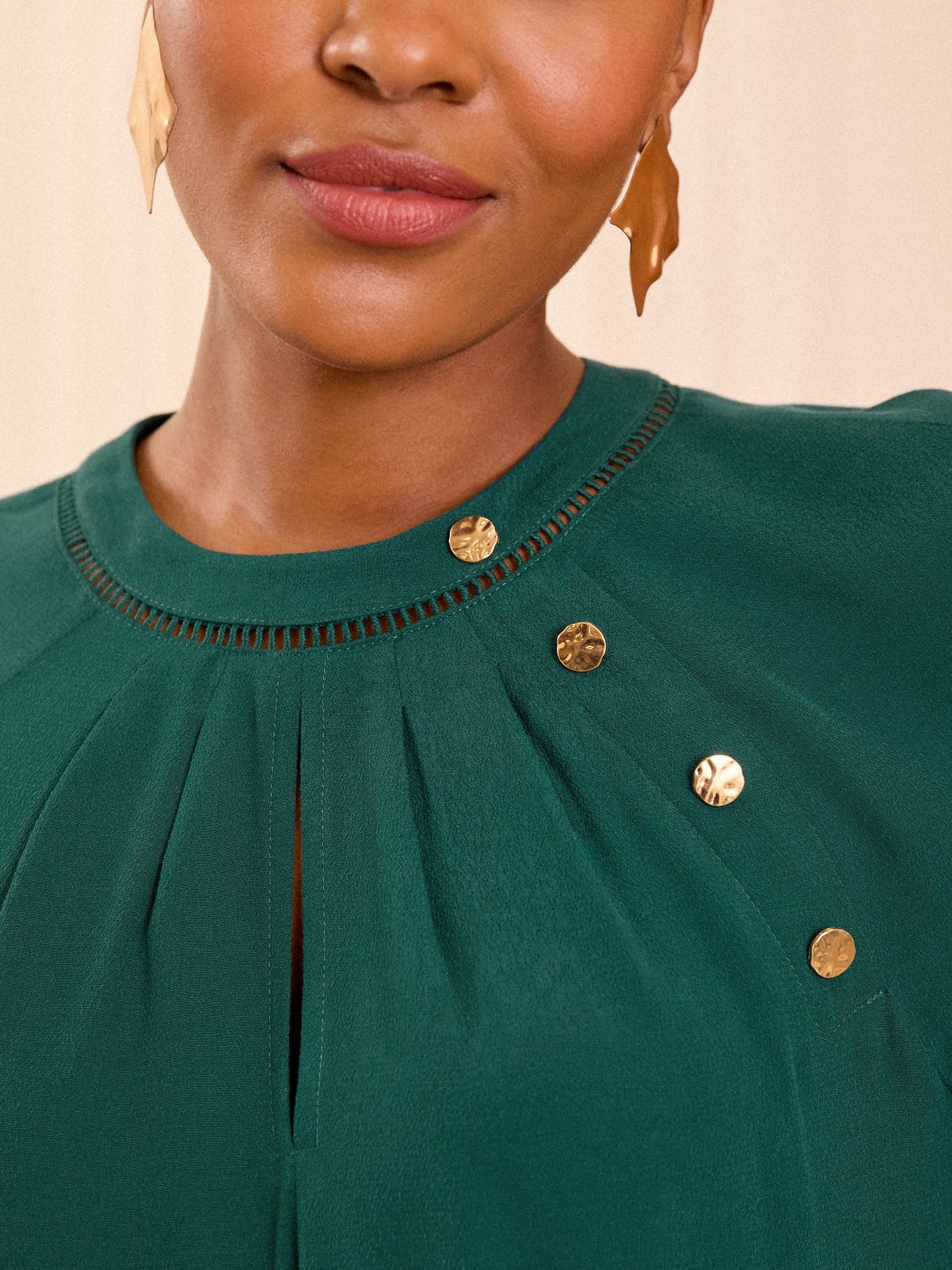 Buy Love & Roses Green Blouse from Next United Arab Emirates