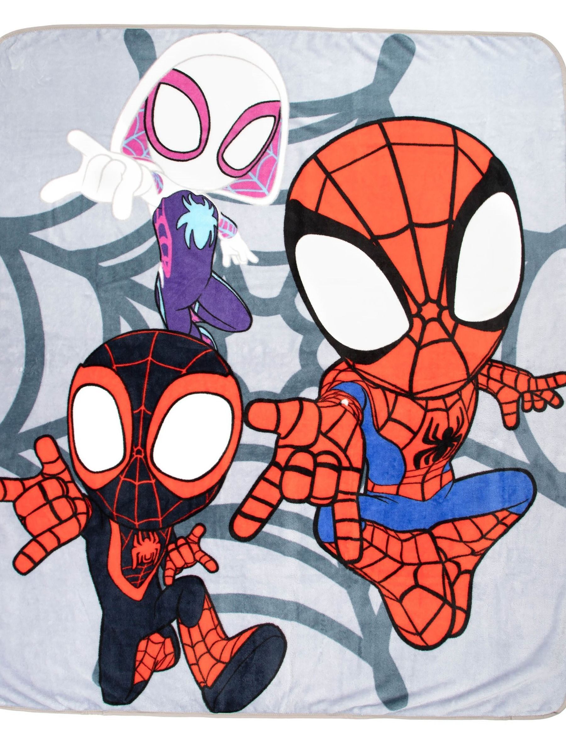 Buy Spidey and his Amazing Friends Grey Ghost Spider Cuddle Pillow Set ...