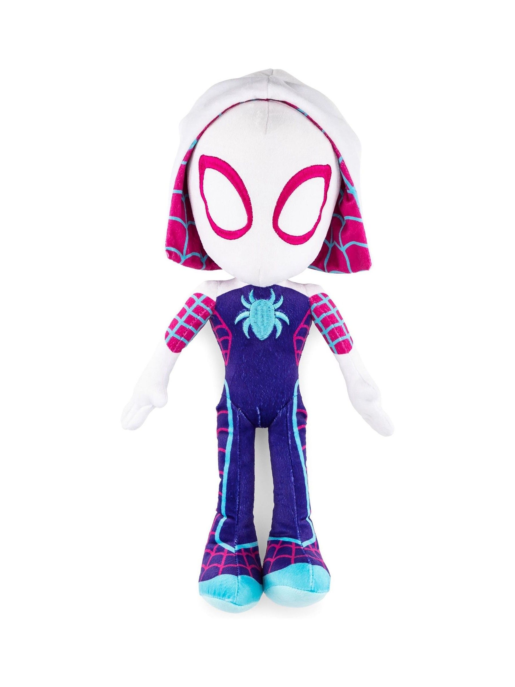 Buy Spidey and his Amazing Friends Grey Ghost Spider Cuddle Pillow Set ...