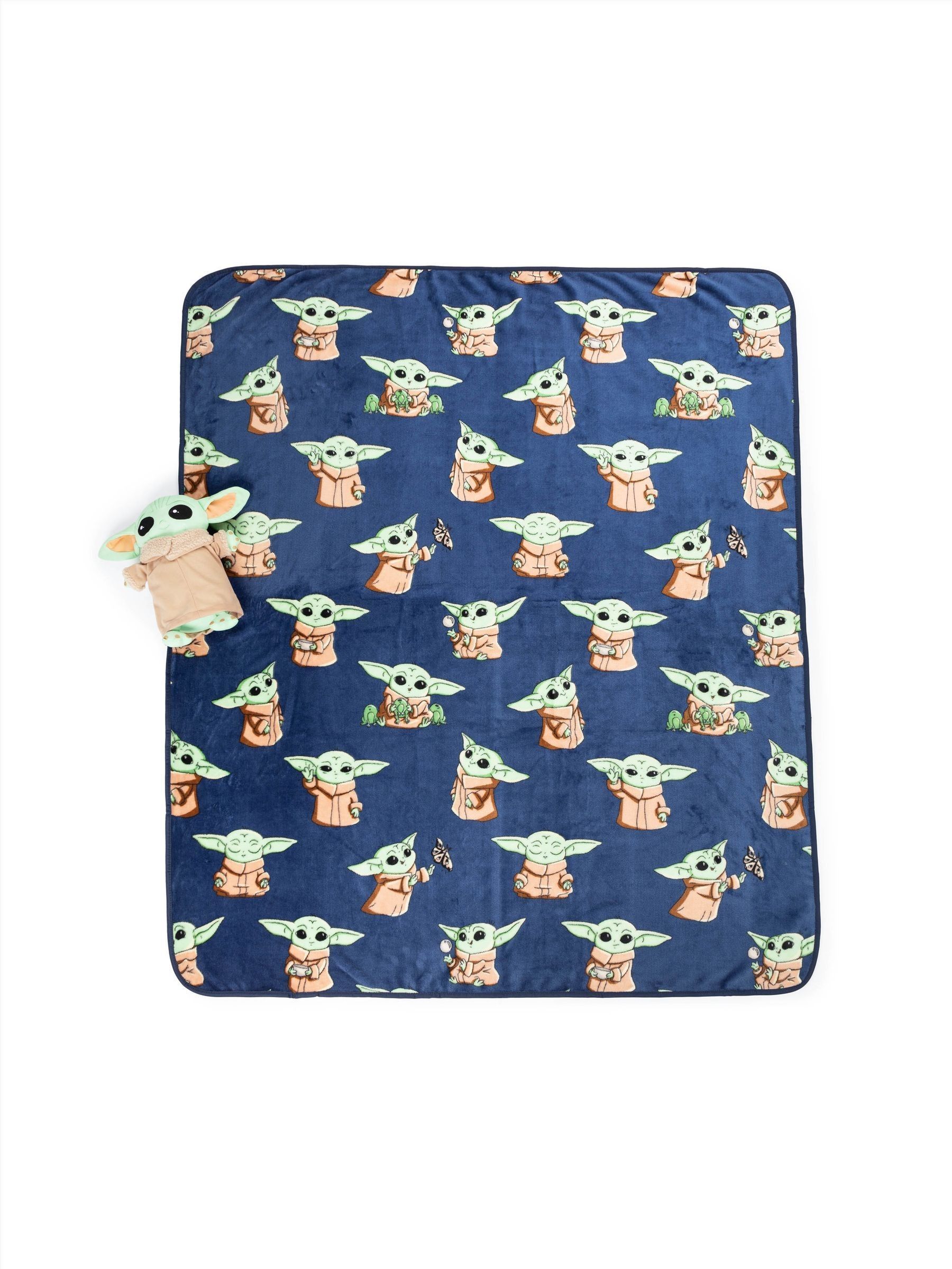 Buy The Mandalorian Blue Grogu Plush Mini Pillow Set from the Next UK ...