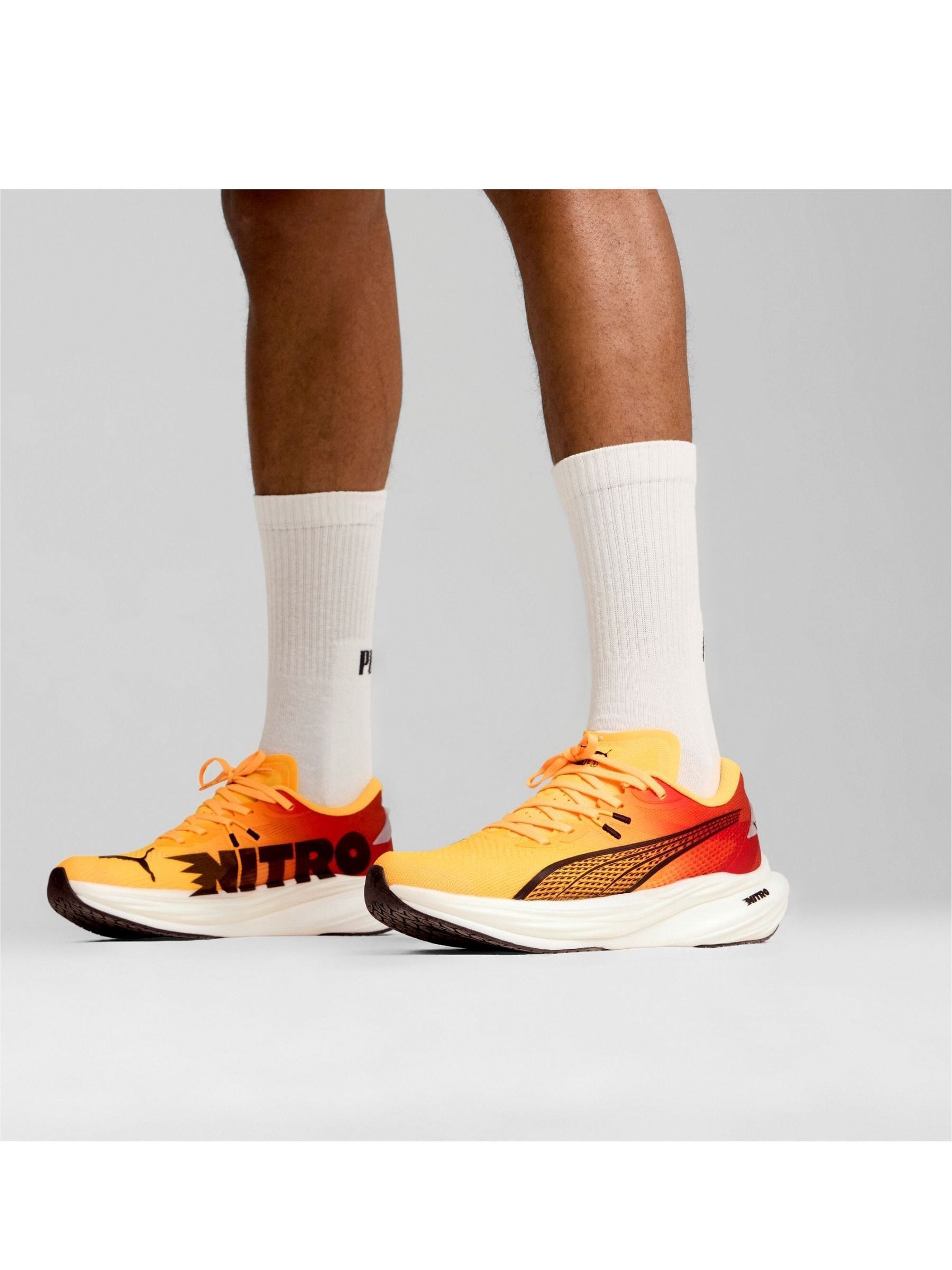 Orange puma mens shoes store